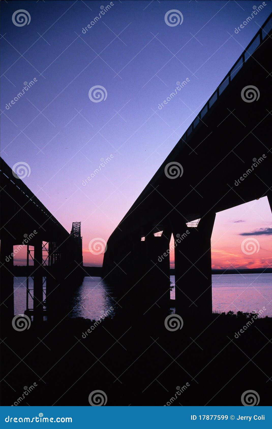 Two Bridges -- Jamestown, Rhode Island Stock Image - Image of island ...