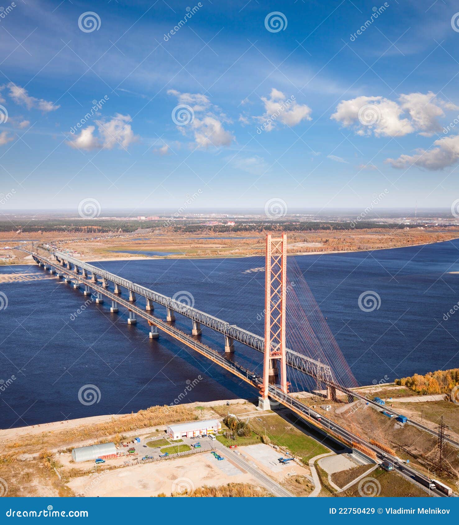 Two bridges over river stock image. Image of tourism - 22750429