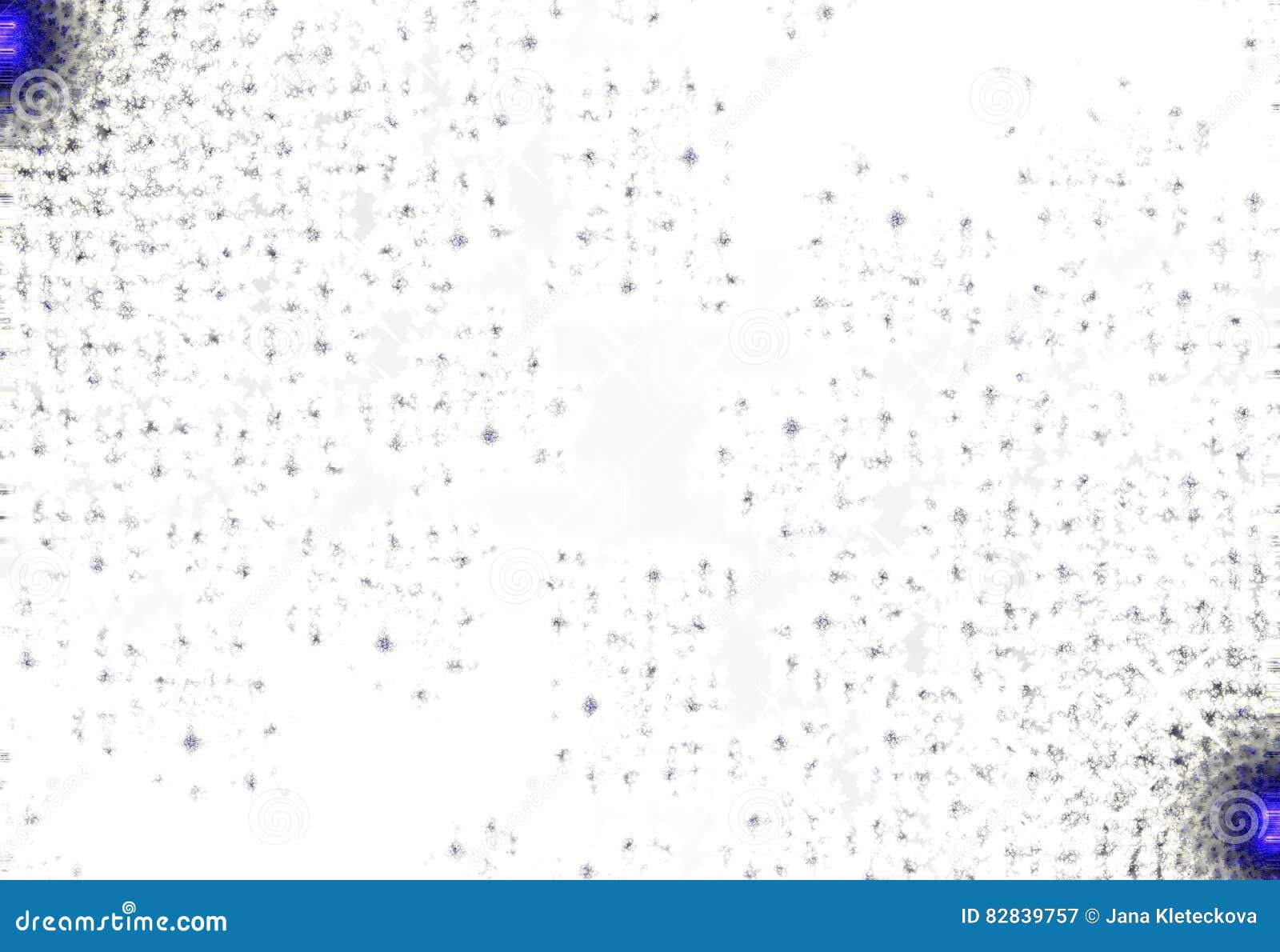 Two Bright Blue Circle Gemini Dots Abstract Beutiful Horizontal ...