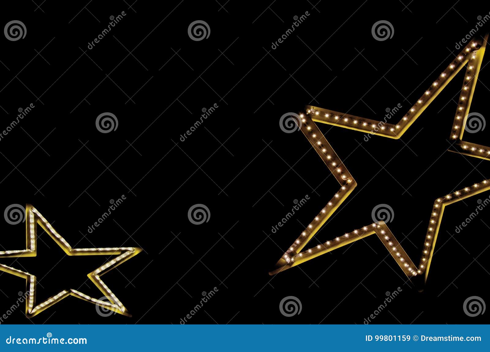 Two bright electric stars stock image. Image of bulb - 99801159