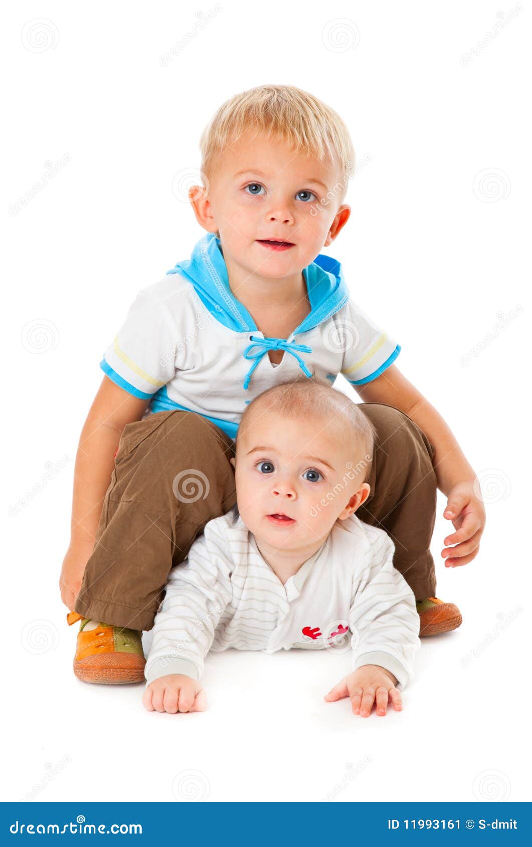 Two brothers stock image. Image of male, isolated, smiling - 11993161