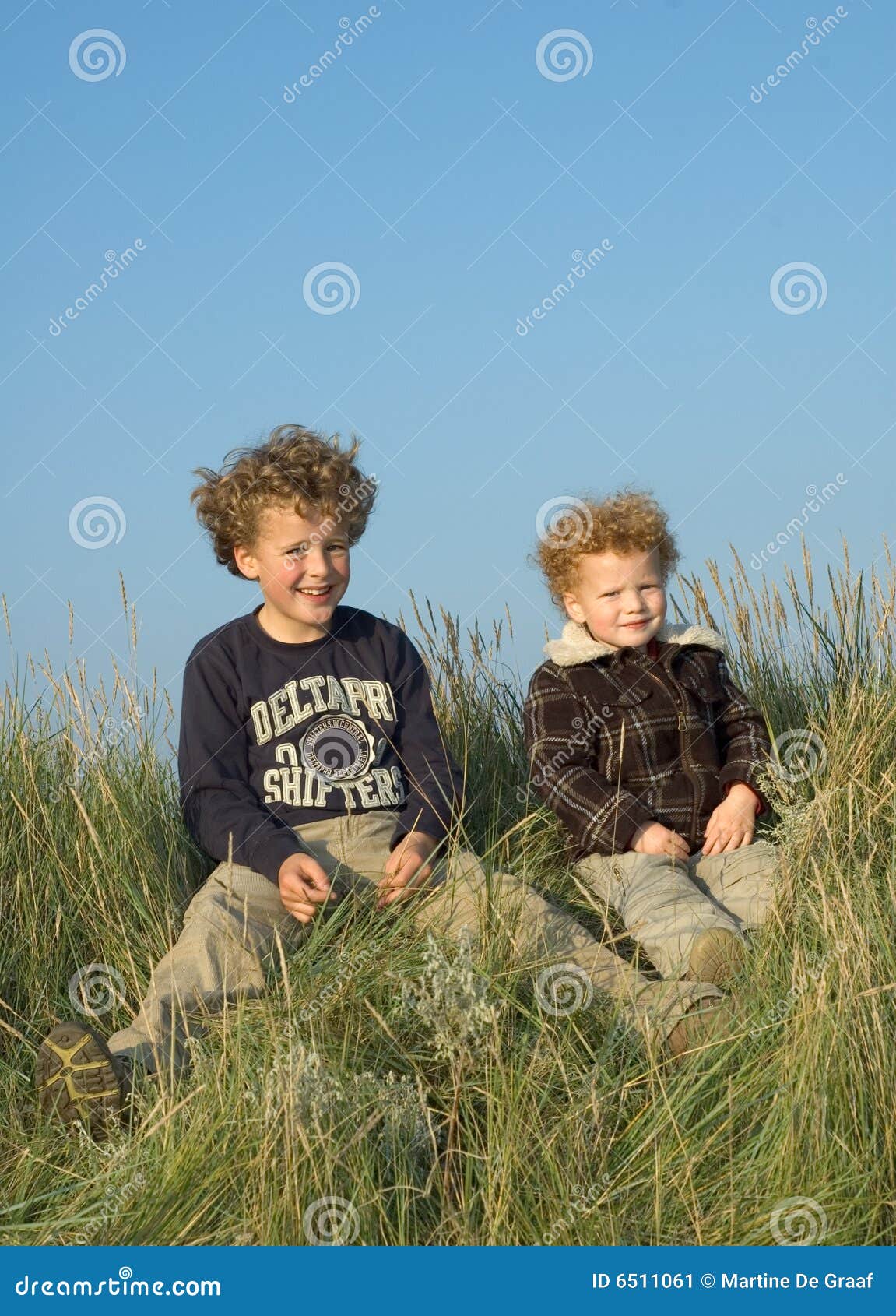 Two Brothers stock image. Image of smiling, children, child - 6511061