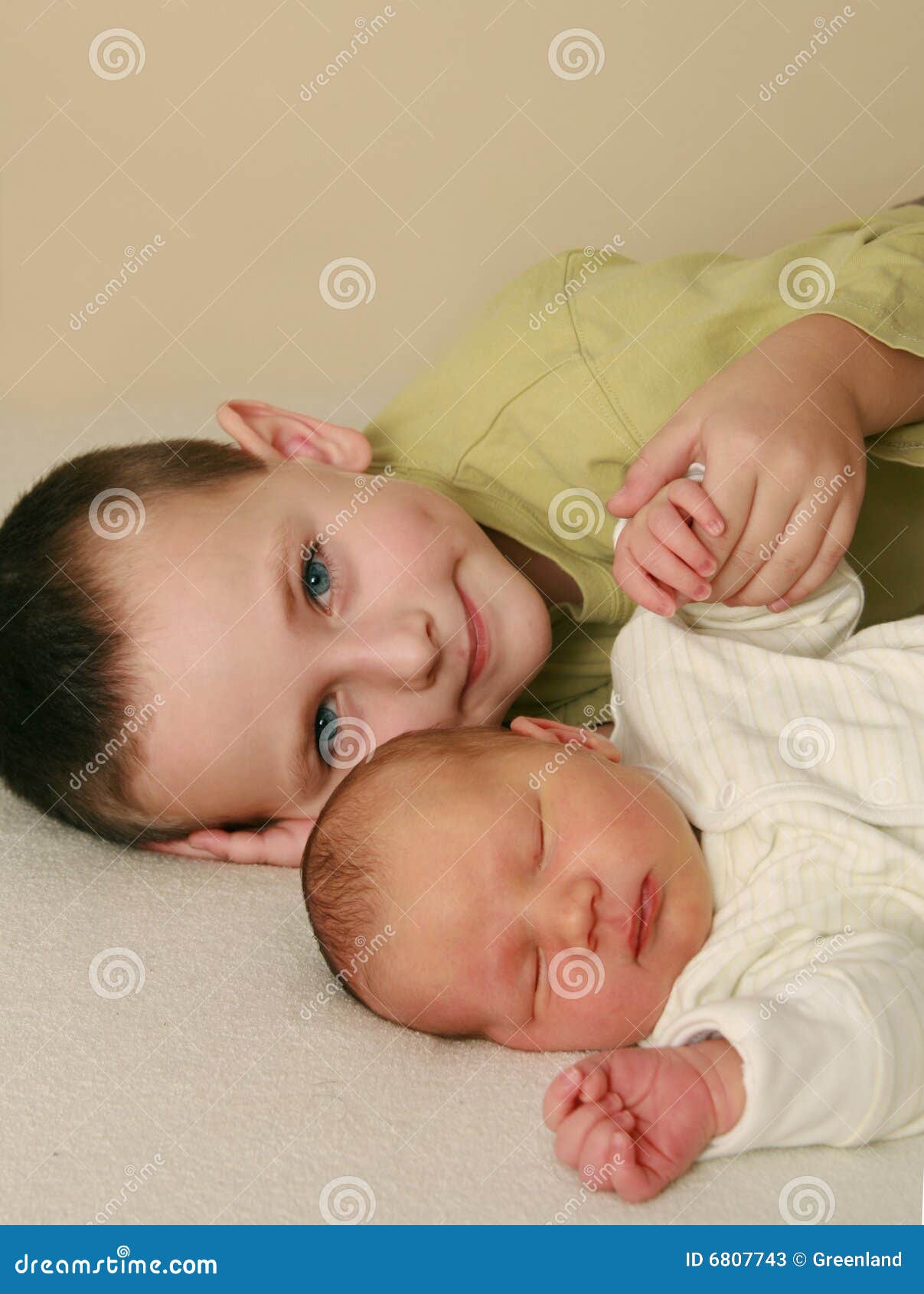Two brothers stock image. Image of babies, innocence, hold - 6807743