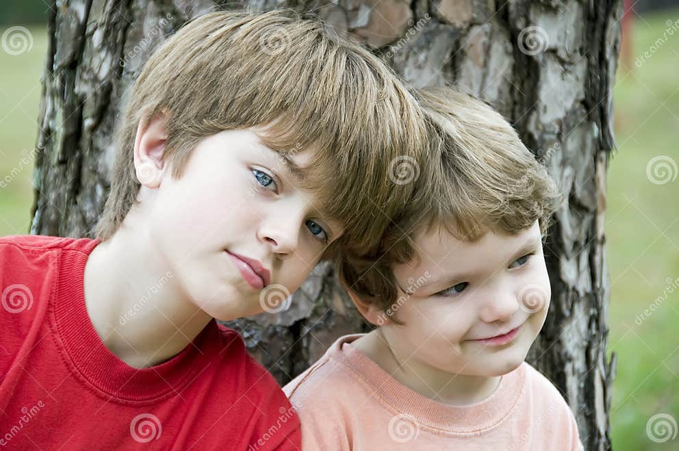 Two brothers stock photo. Image of holding, brothers, children - 7468790