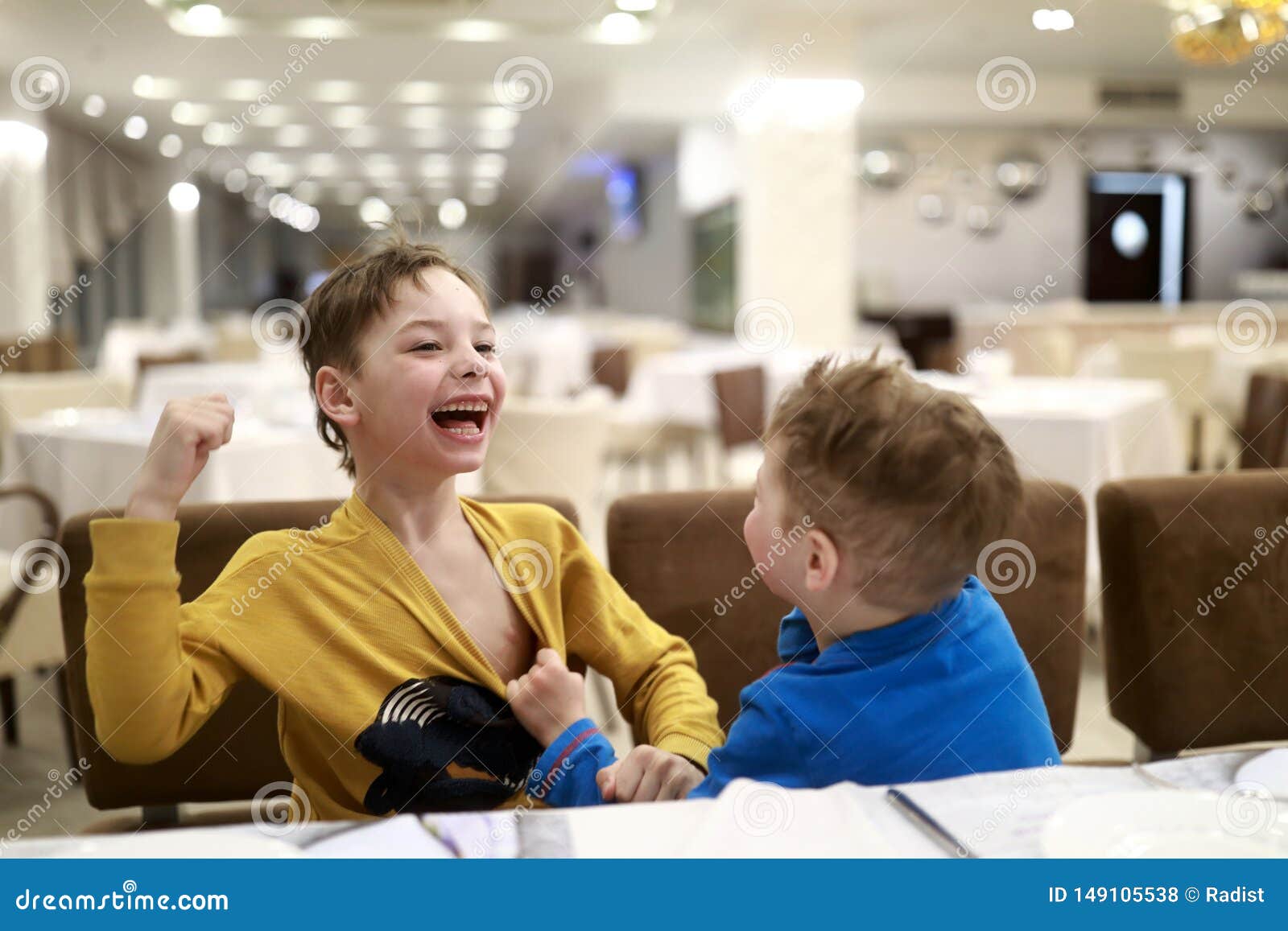 Two brothers fight stock photo. Image of funny, brother - 149105538