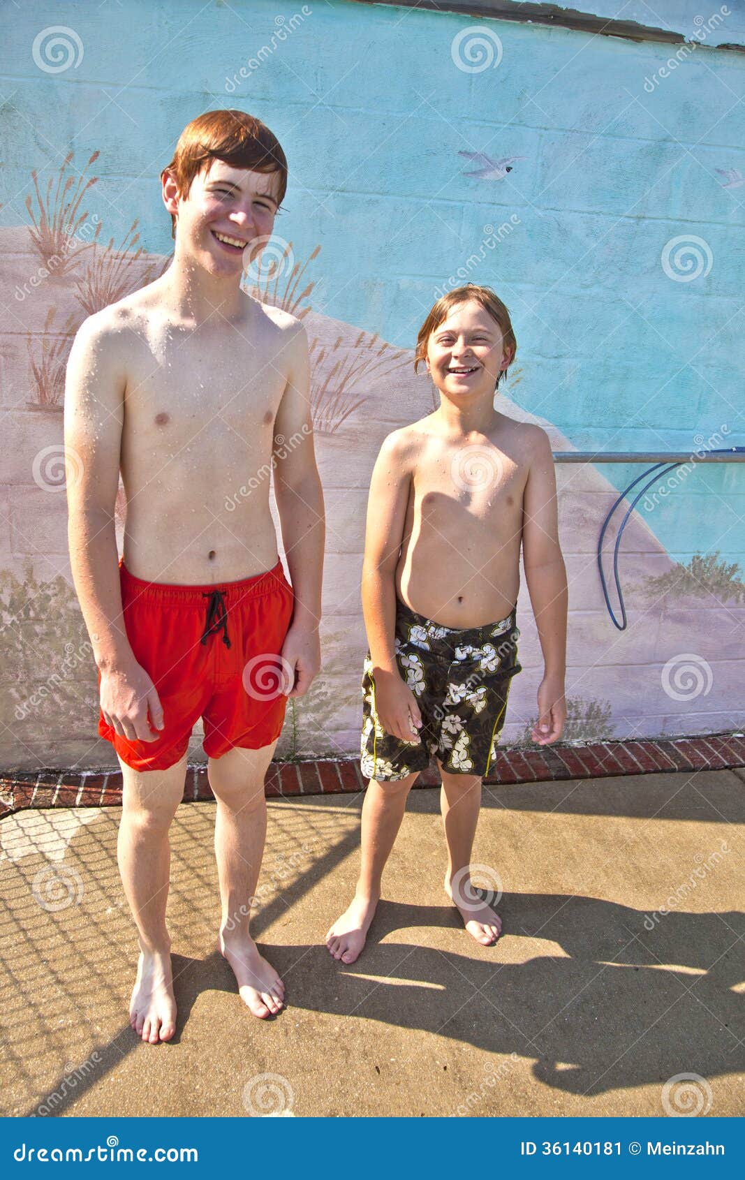Two brothers having fun stock image. Image of crystal - 36140181