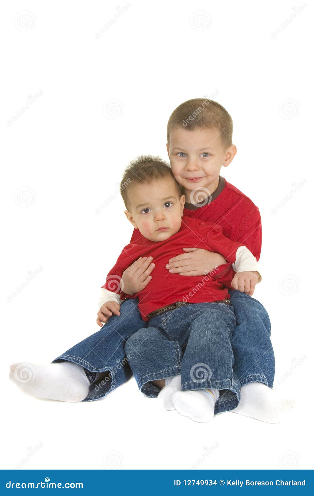 Two Brothers Hug Each Other Stock Photo - Image of laughing, gorgeous ...