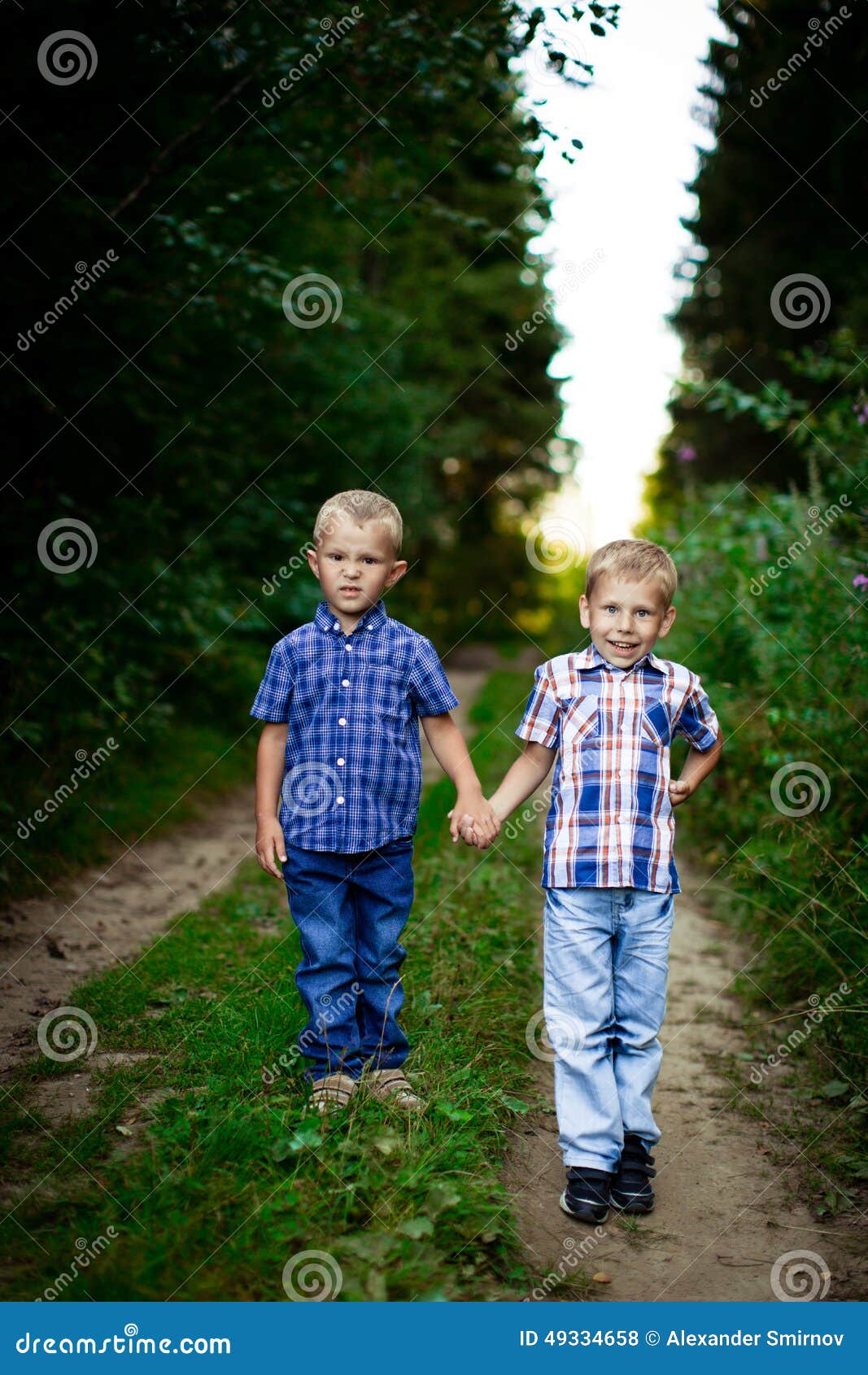 Two Brothers Hugging Each Other Outdoor Stock Photo - Image of family ...
