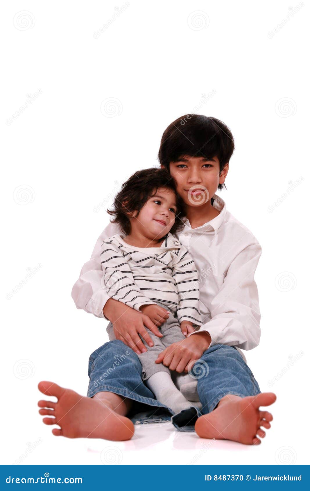 Two Brothers Laughing Together Stock Photo - Image of isolated ...