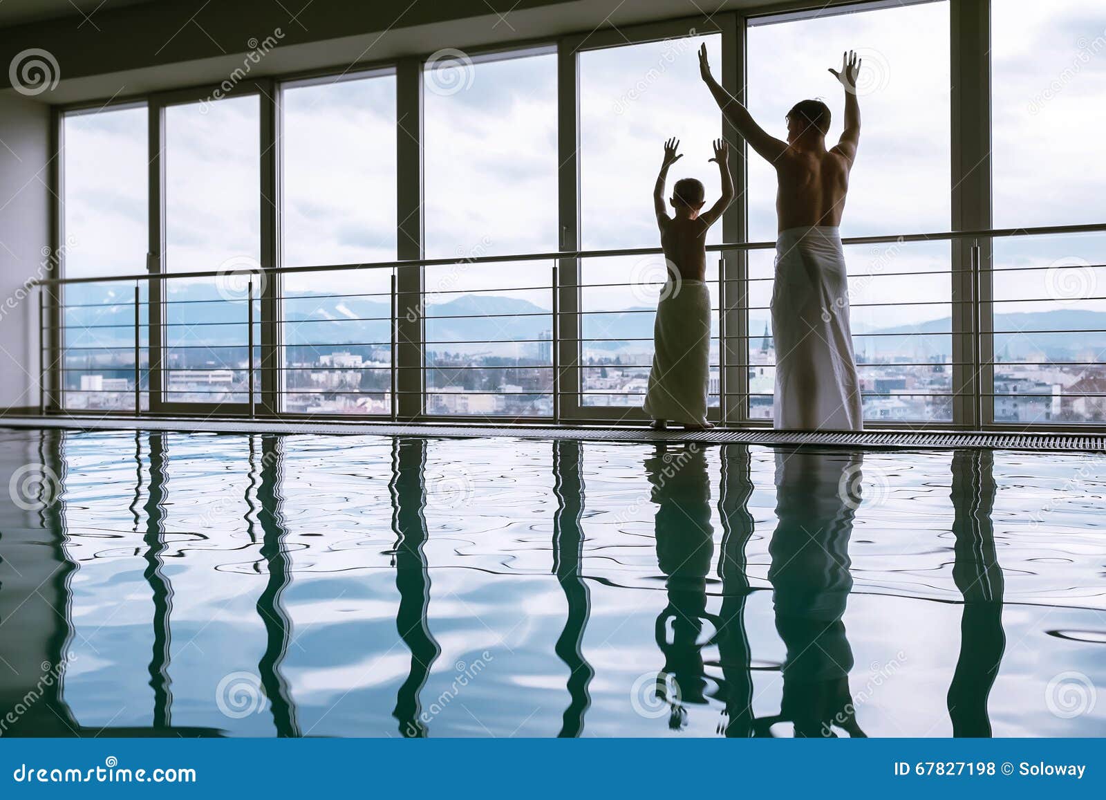 Two Brothers Near the Spa Pool Stock Photo - Image of happy, play: 67827198