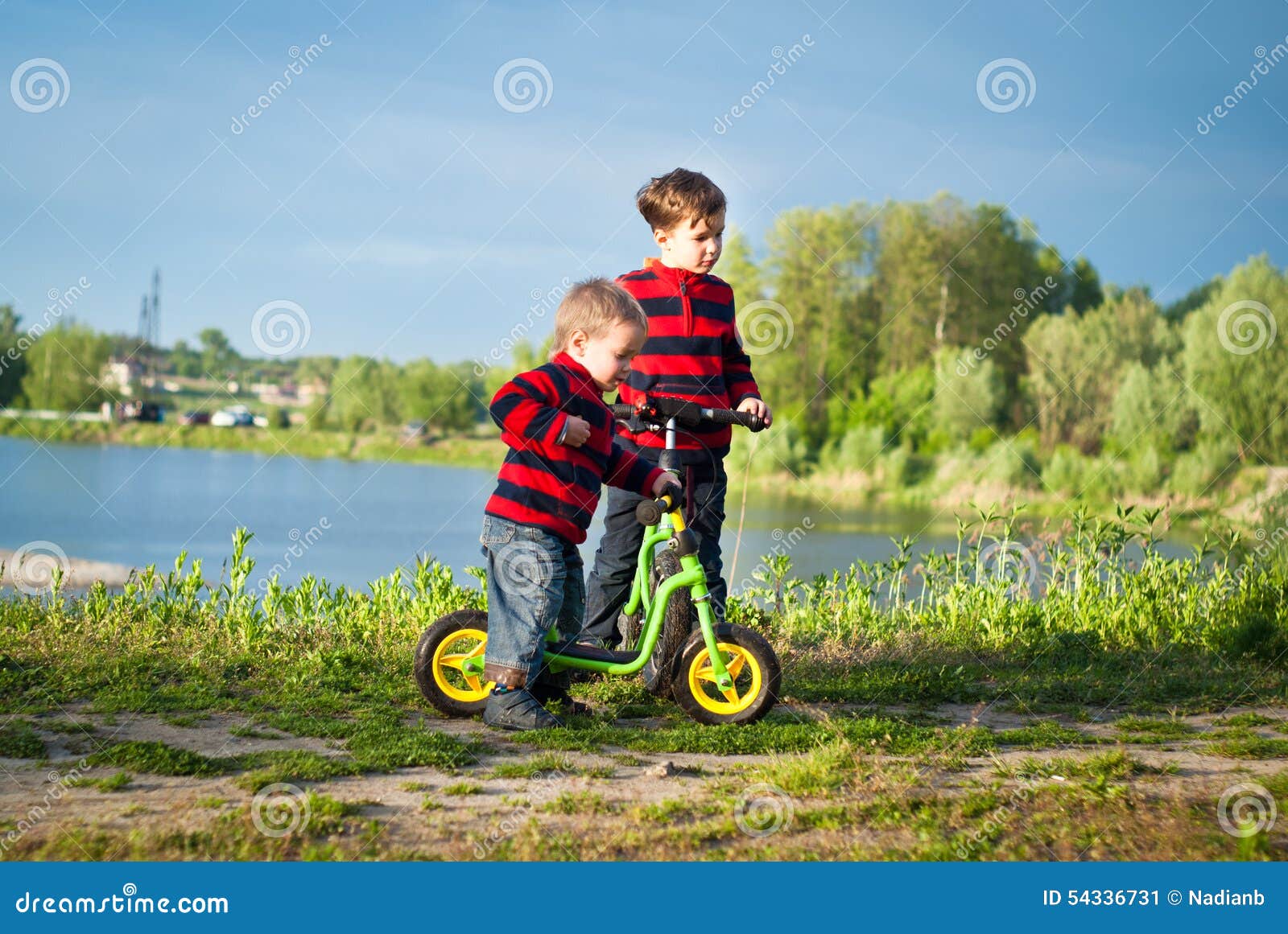 Two brothers outdoors stock image. Image of face, outdoor - 54336731
