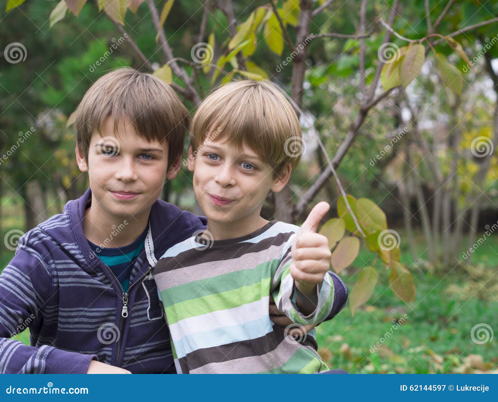 Two brothers playing stock image. Image of color, fall - 62144597