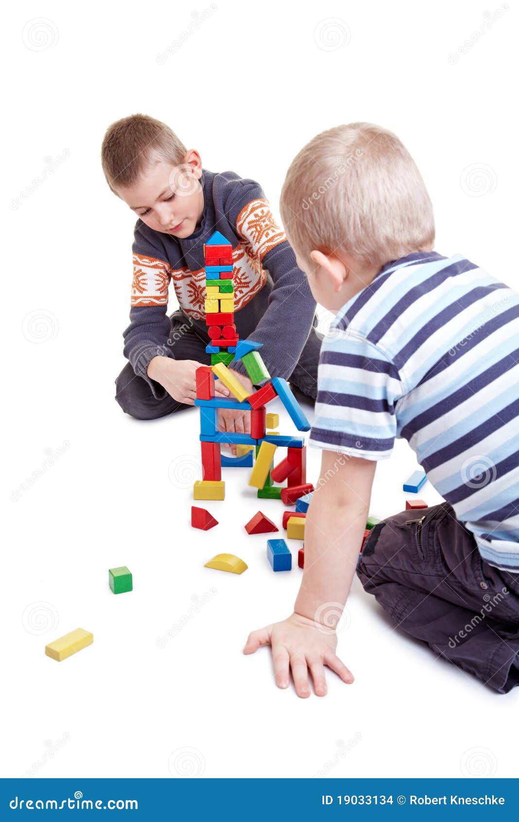 Two Brothers Playing Together Stock Photo - Image of education, house ...
