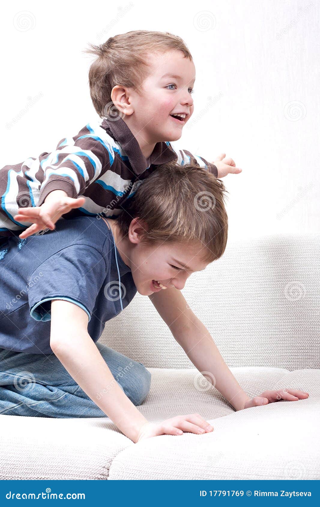 Two brothers are in room stock image. Image of male, family - 17791769