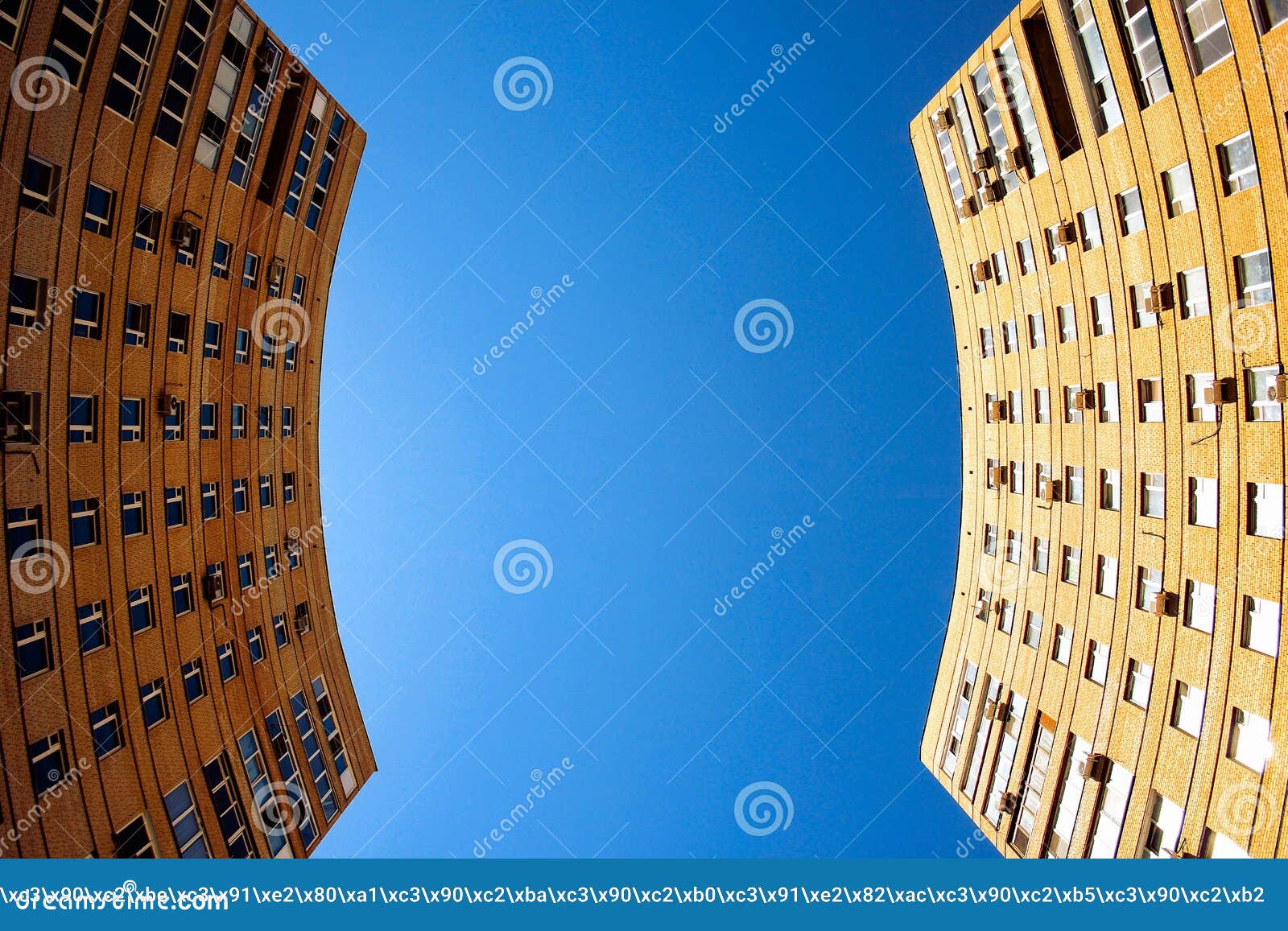 Two buildings stock image. Image of european, highrise - 45714253