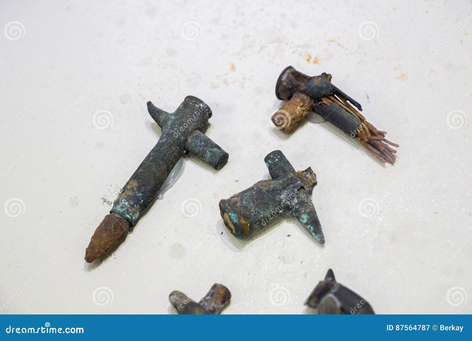 Two Bullets Collide Midair from Dardanelles War Stock Image - Image of ...