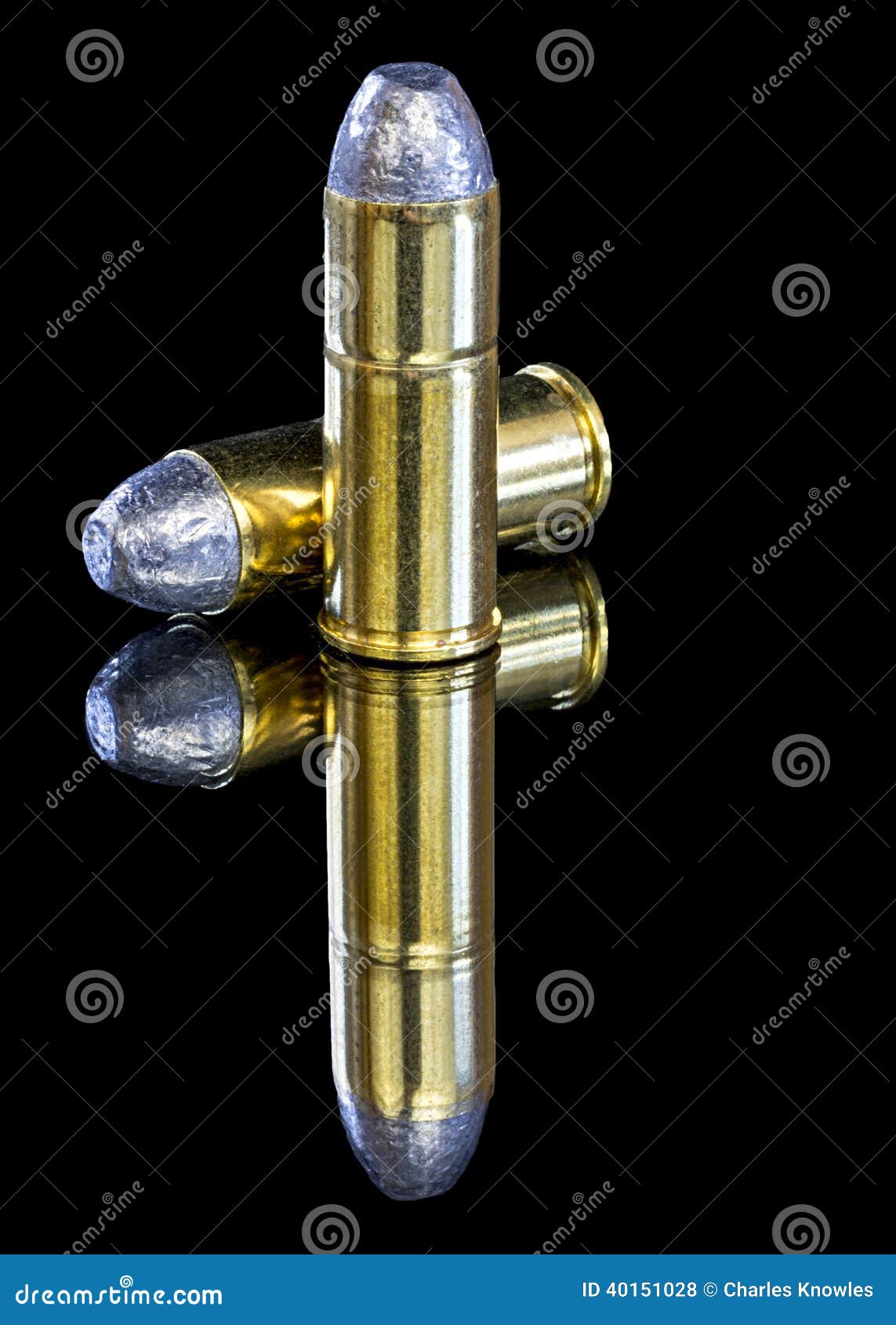 Two bullets for a pistol stock photo. Image of ammunition - 40151028