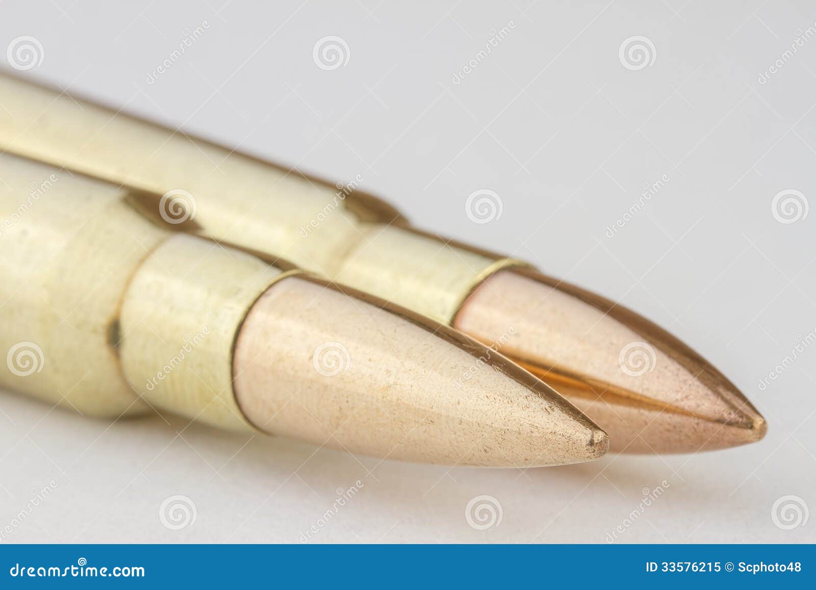 Two bullets stock image. Image of lead, jacket, firearm - 33576215