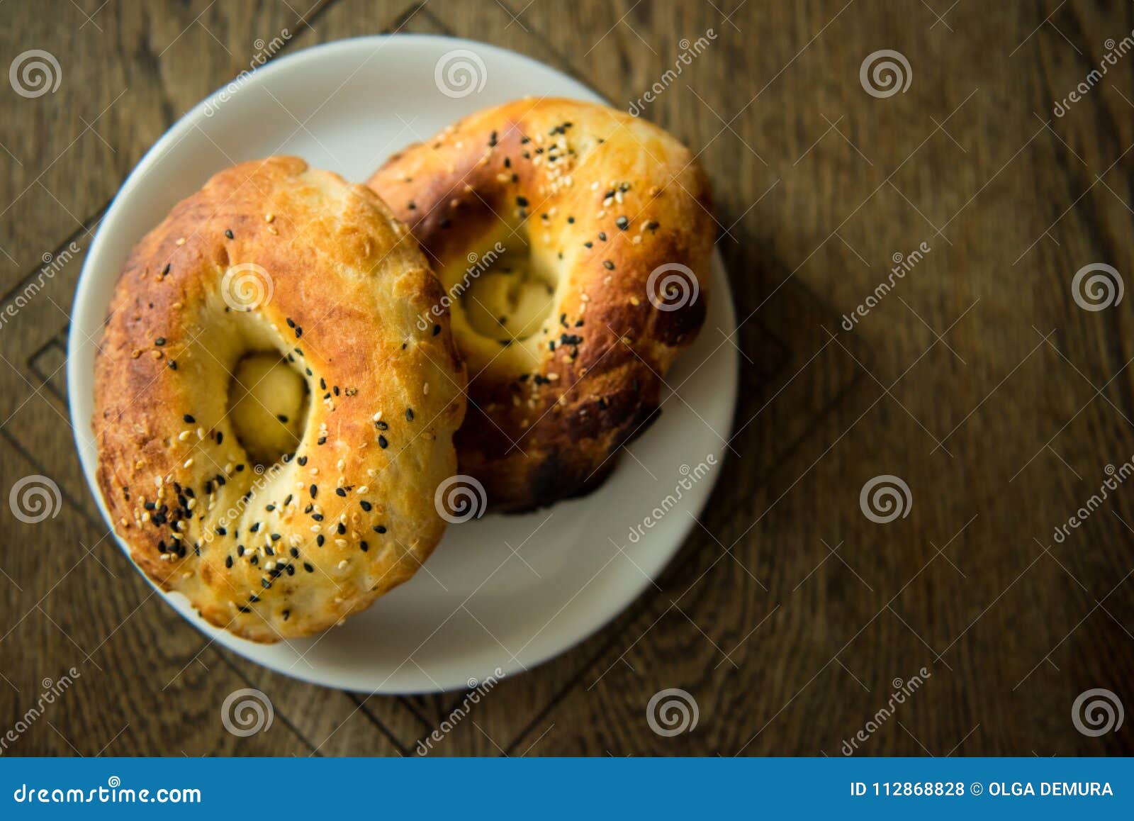 Bun stock photo. Image of restaurant, buns, taste, cafe - 112868828
