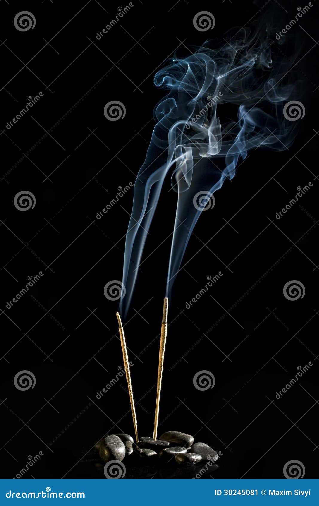Burning Incese stock image. Image of fume, smell, relax - 30245081