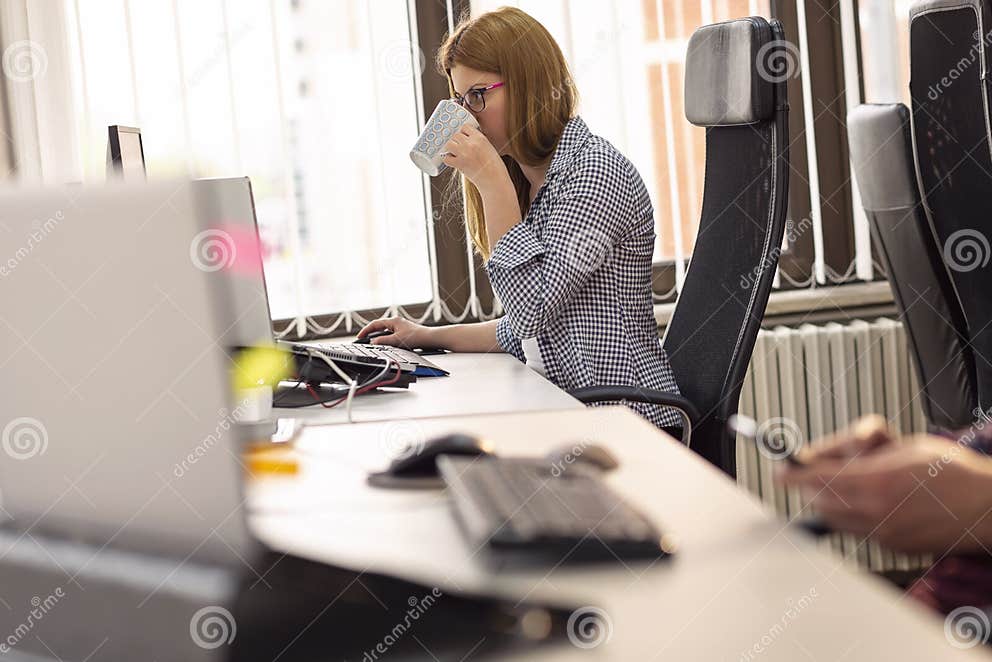 Programmers coding stock image. Image of businesswoman - 130341839
