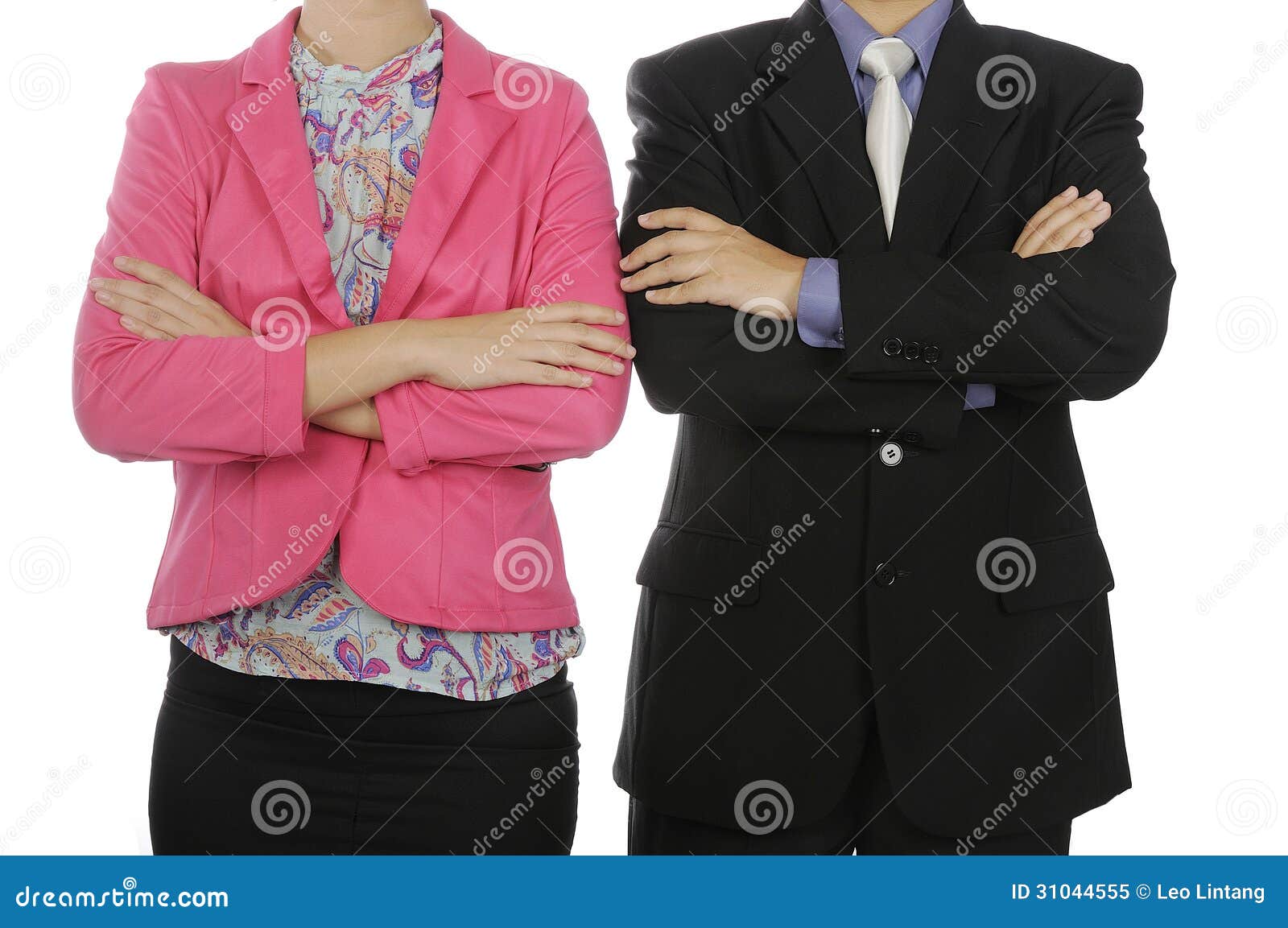 Two Business Couple stock image. Image of isolation, pose - 31044555