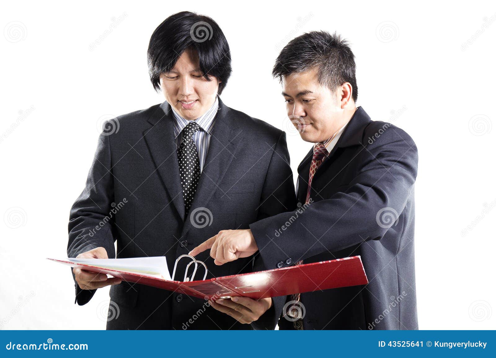 Two Business Man Discussion Stock Image - Image of korean, commerce ...
