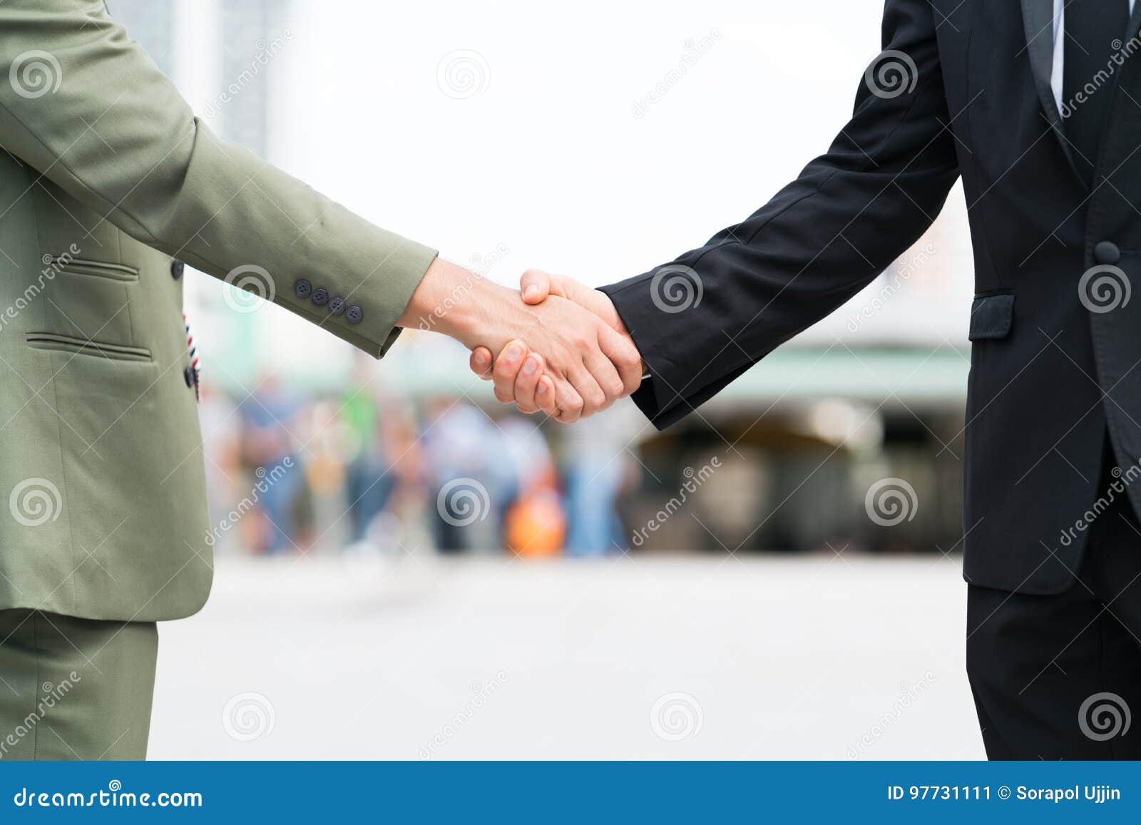 Two Business Man Shake Hand Stock Image - Image of opportunity, office ...