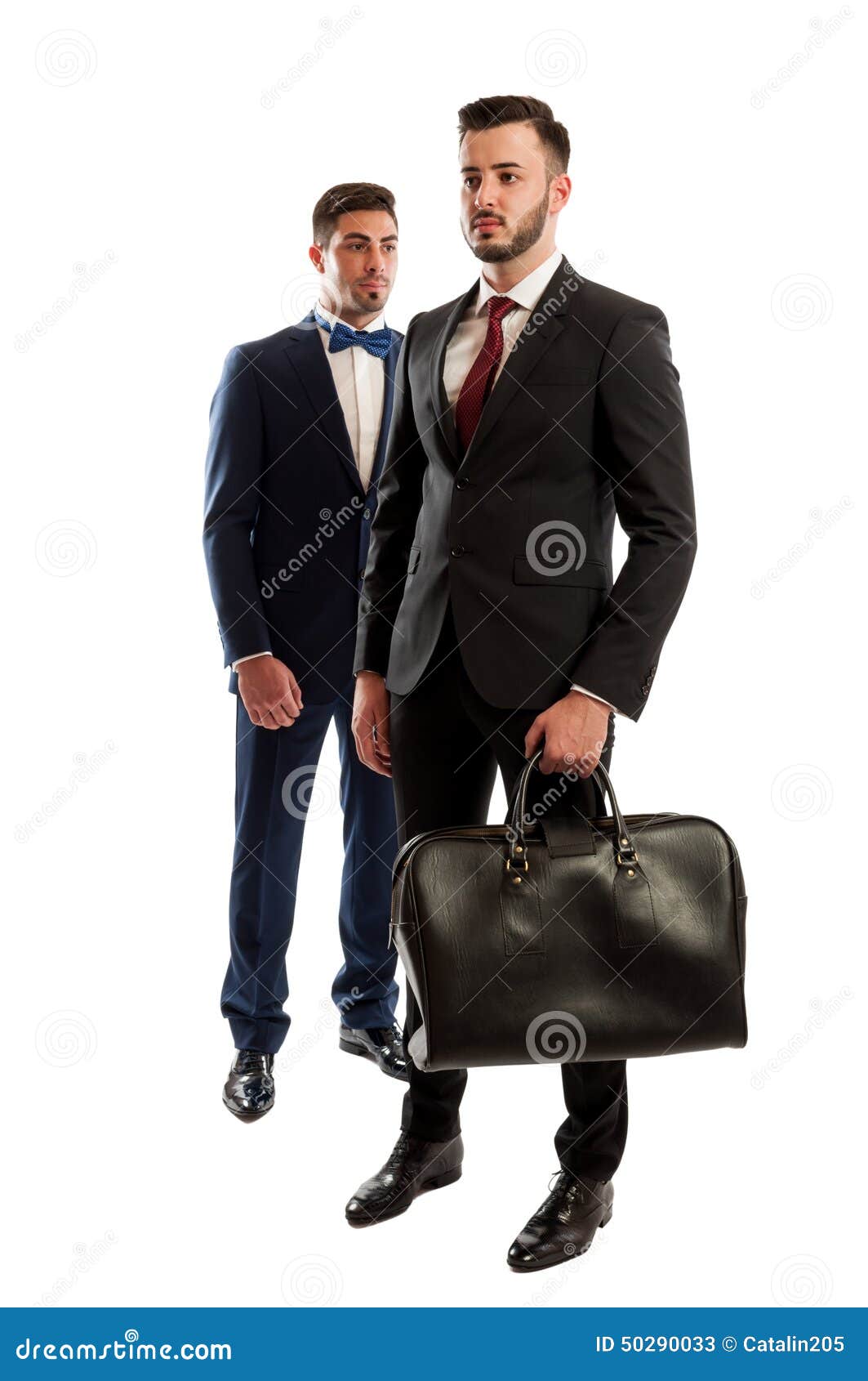 Two business men full body stock image. Image of necktie - 50290033