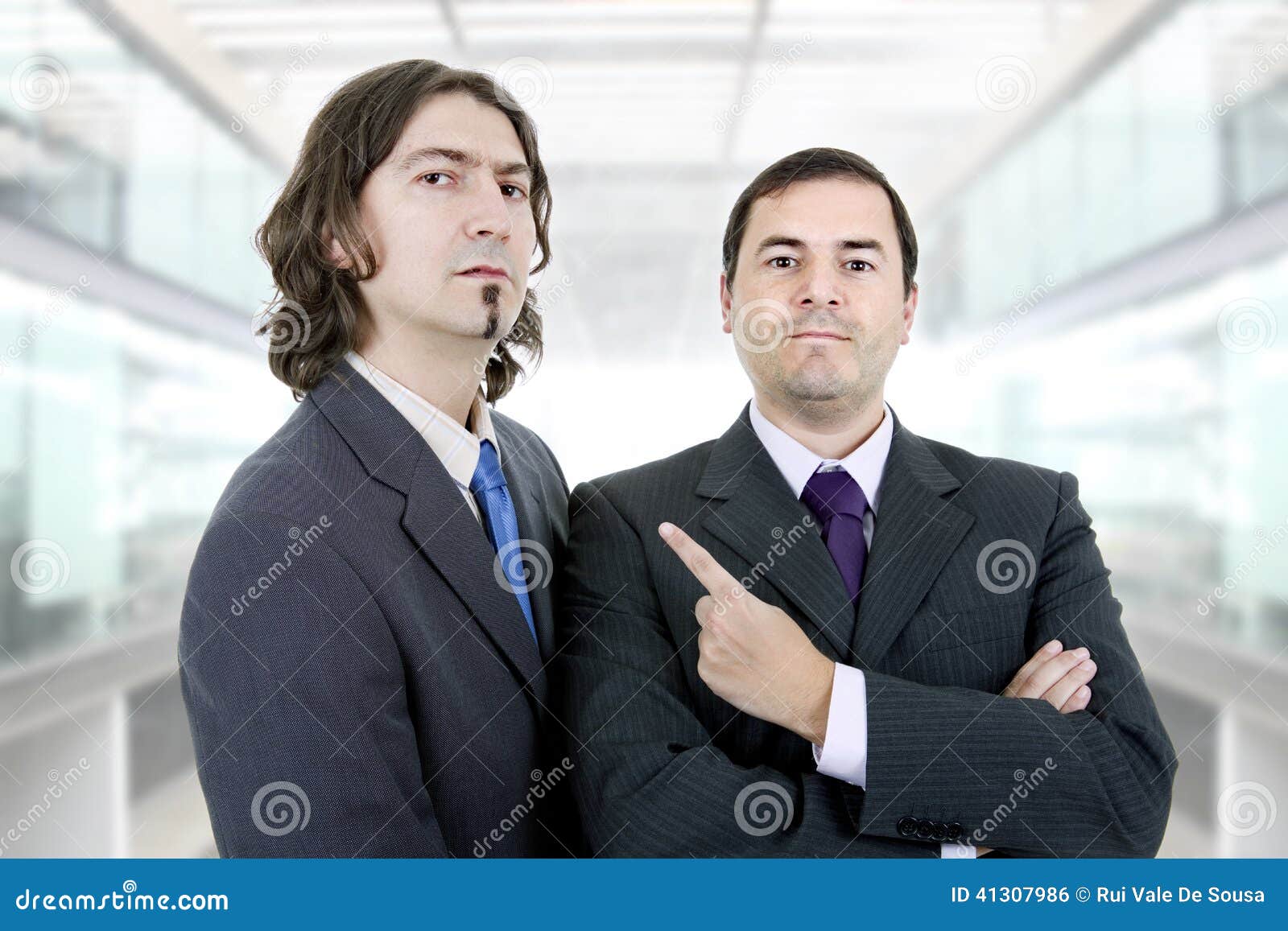 Two business men stock photo. Image of positive, mouth - 41307986