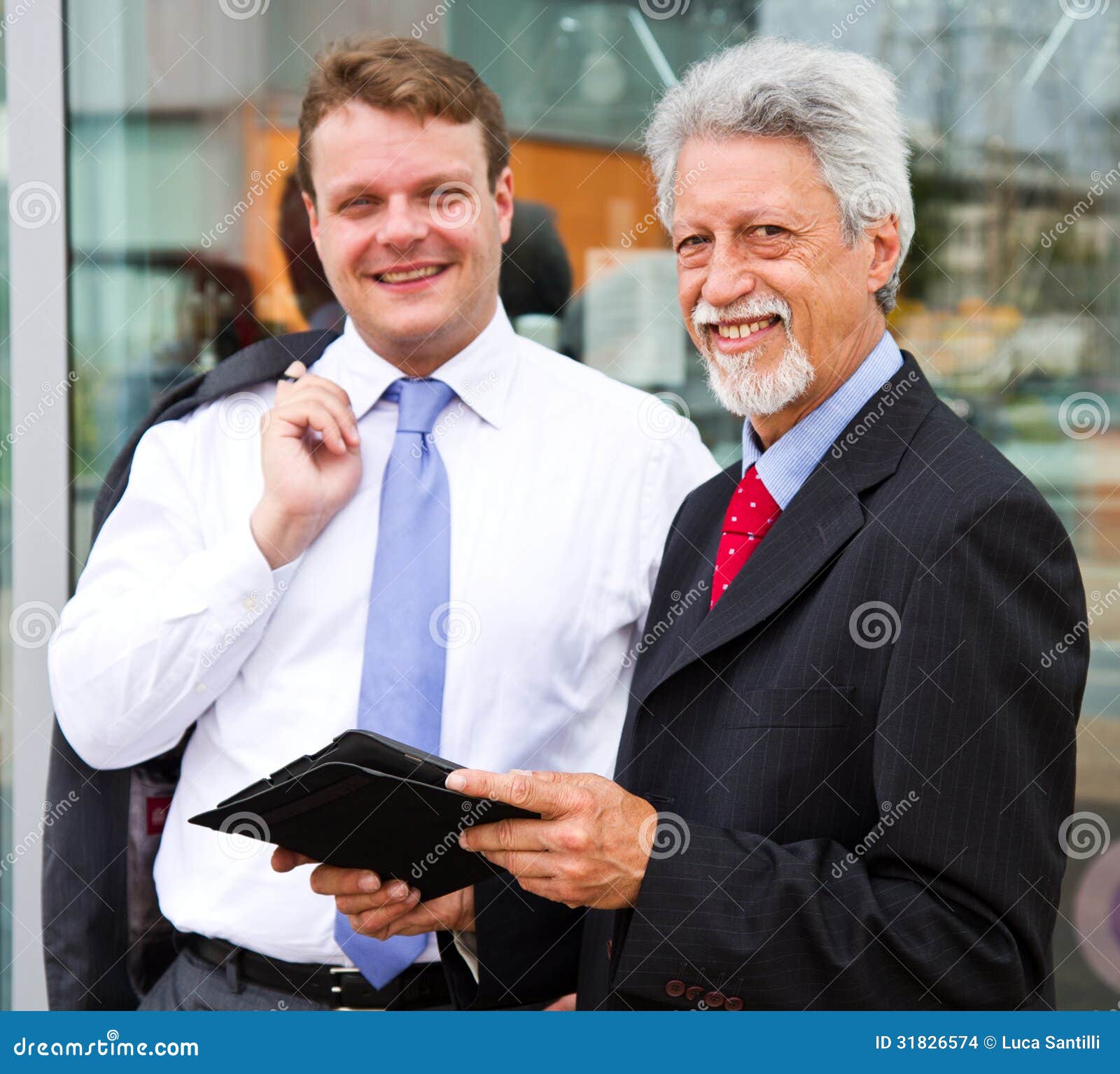 Two business men partner stock photo. Image of conversation - 31826574