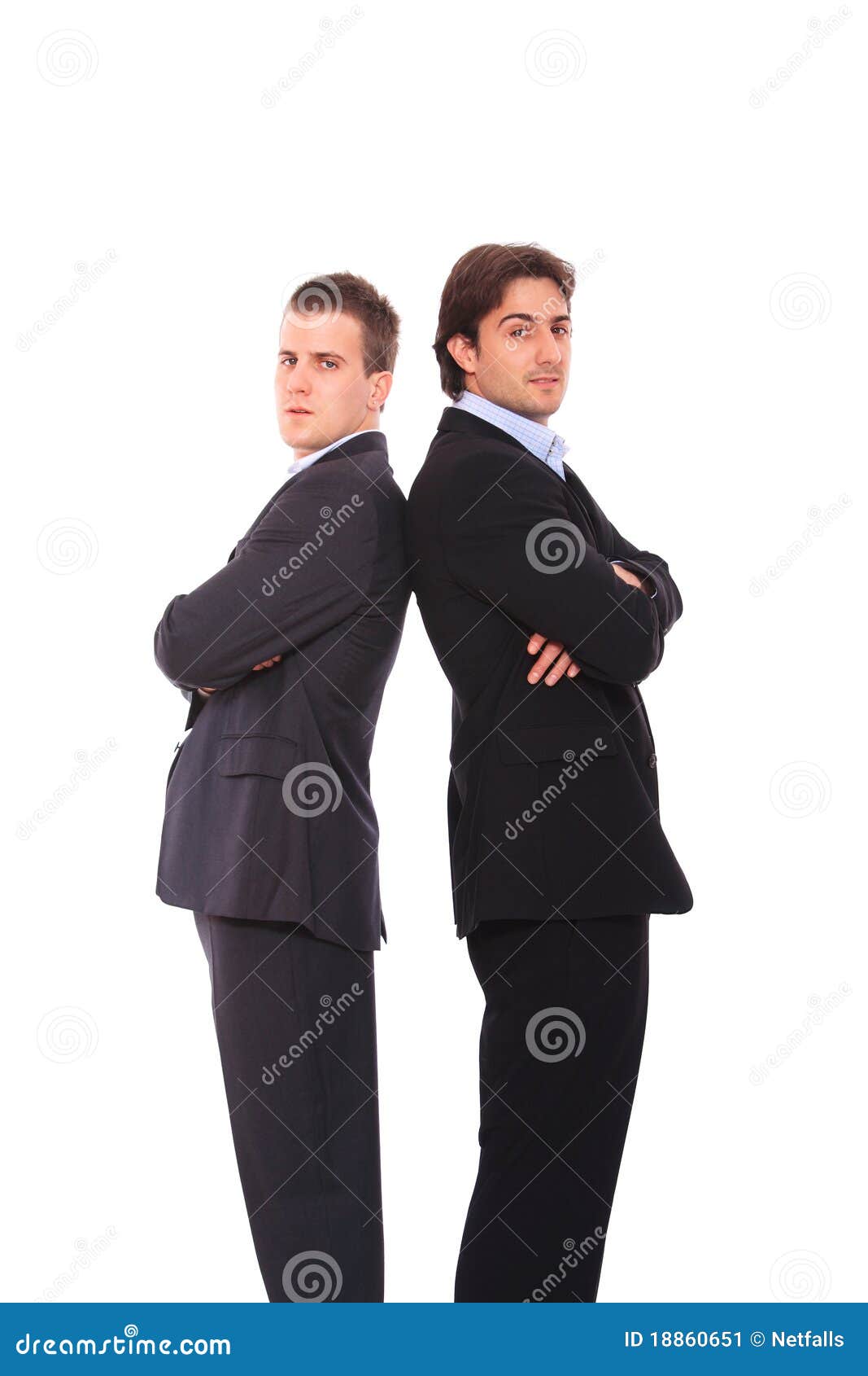 Two business men portrait stock image. Image of person - 18860651