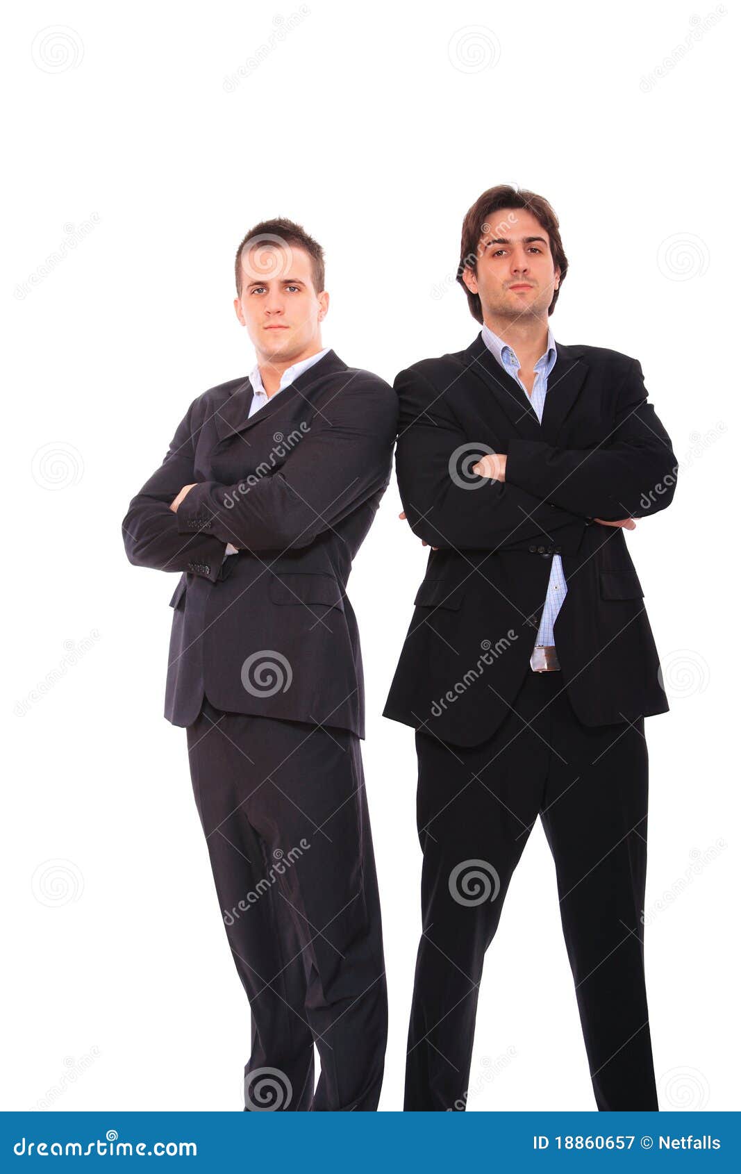 Two business men portrait stock image. Image of pose - 18860657