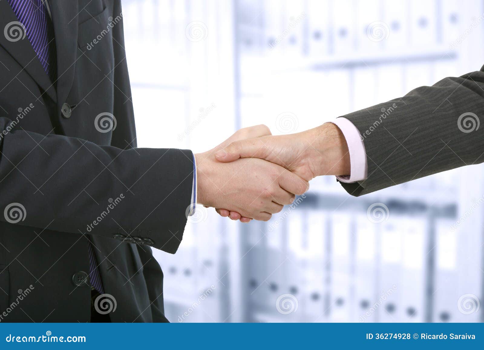 Two Business Men Shaking Hands Stock Photo - Image of human, company ...