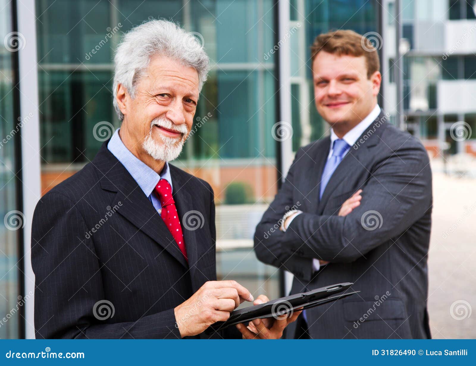 Two business men stock photo. Image of navigation, concept - 31826490