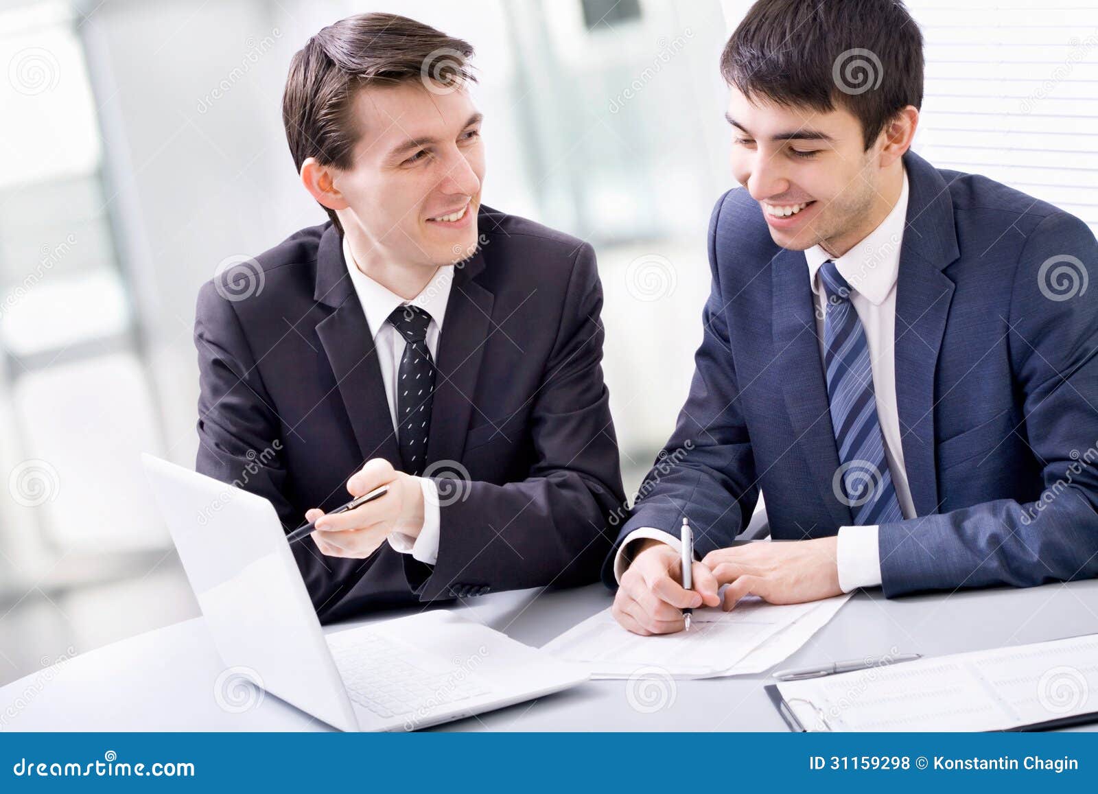 Two business men stock photo. Image of attractive, person - 31159298