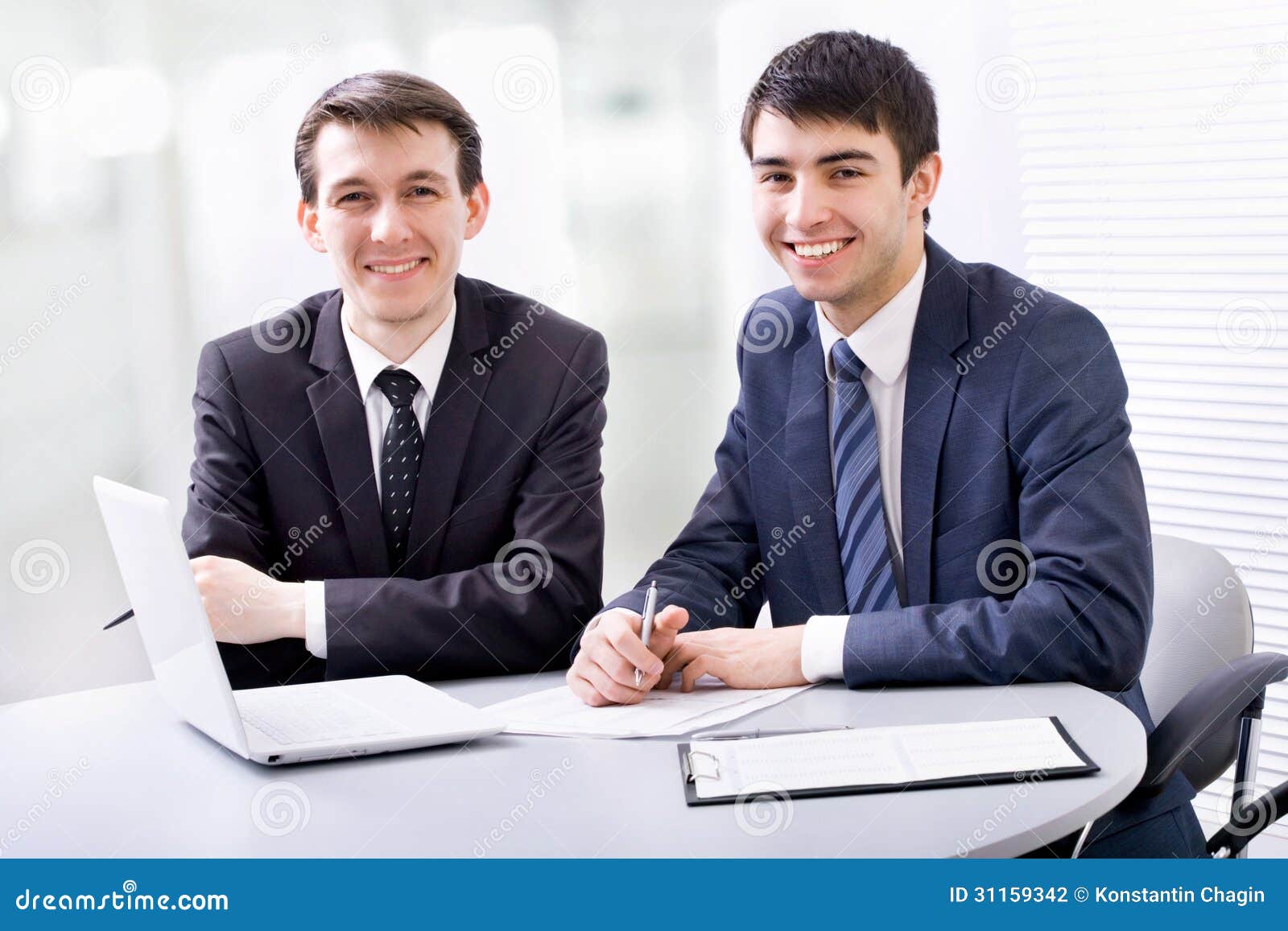 Two business men stock photo. Image of business, modern - 31159342
