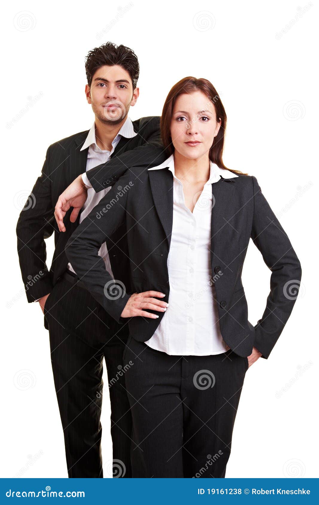 Two business partners stock photo. Image of cutout, education - 19161238