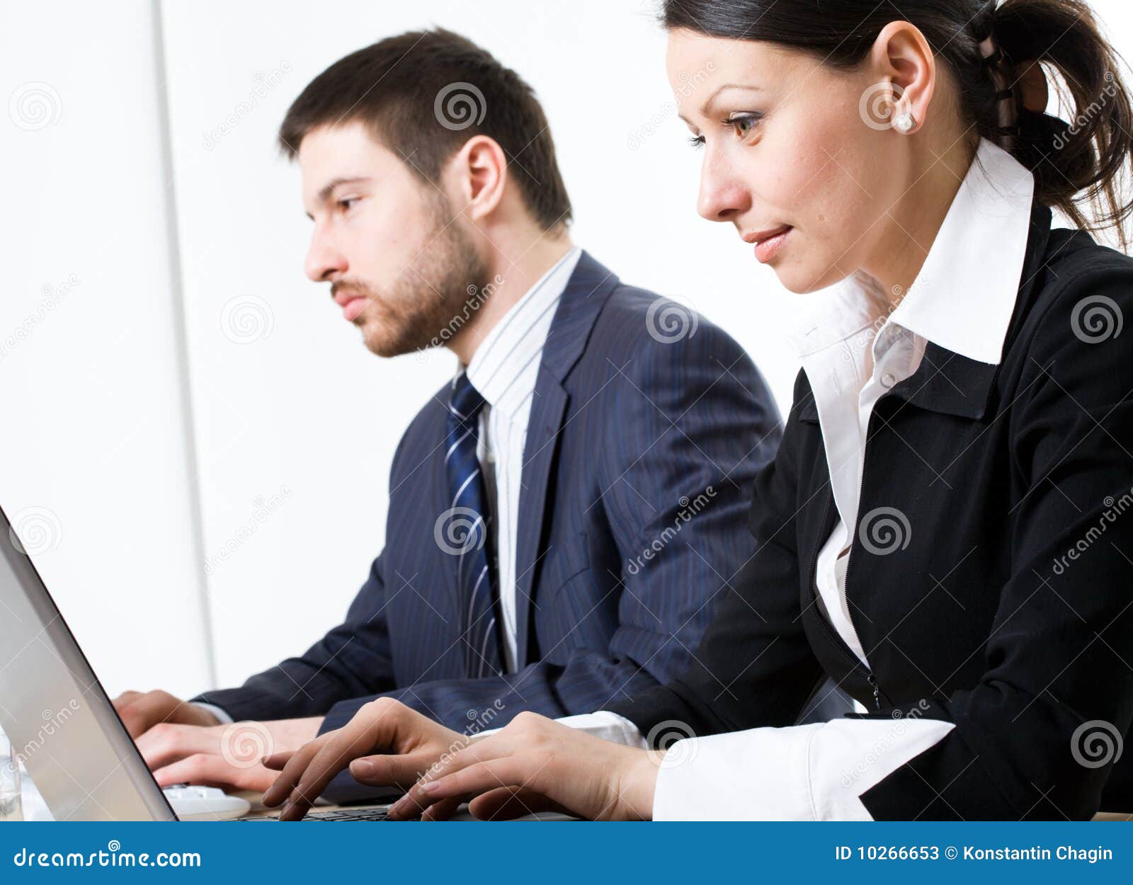 Two business people stock image. Image of cooperation - 10266653