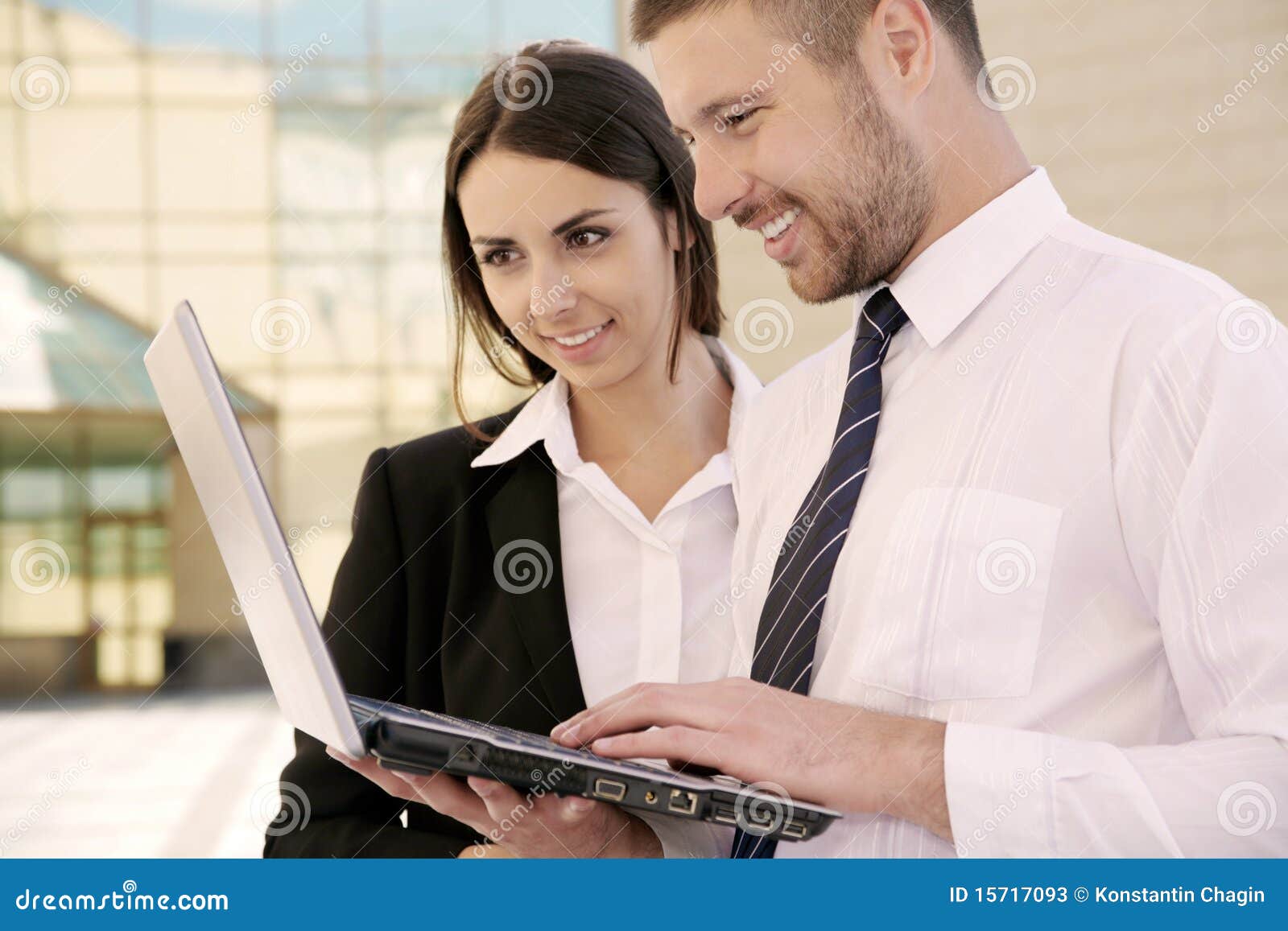 Two business people stock image. Image of business, corporation - 15717093