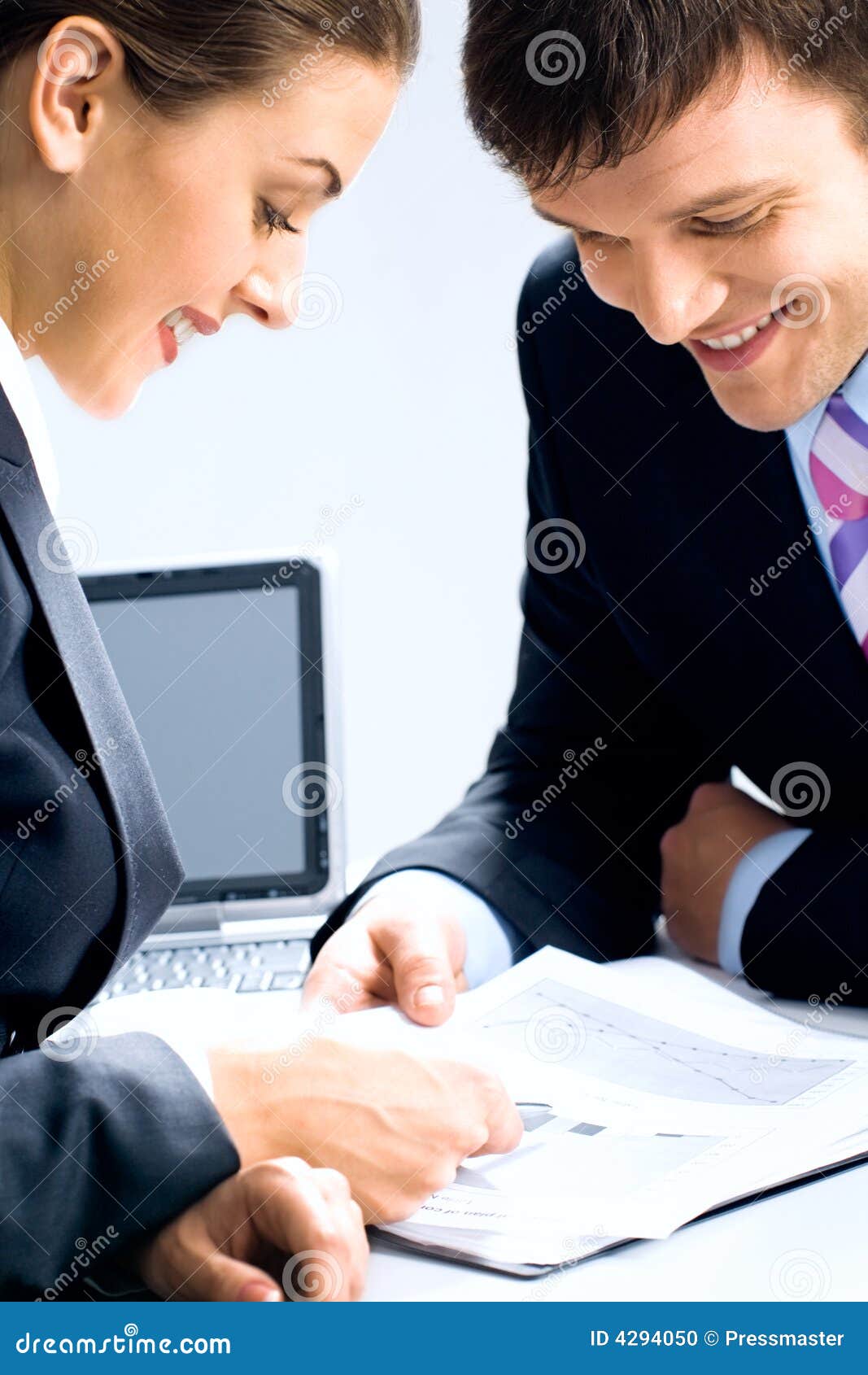 Two business people stock photo. Image of partnership - 4294050