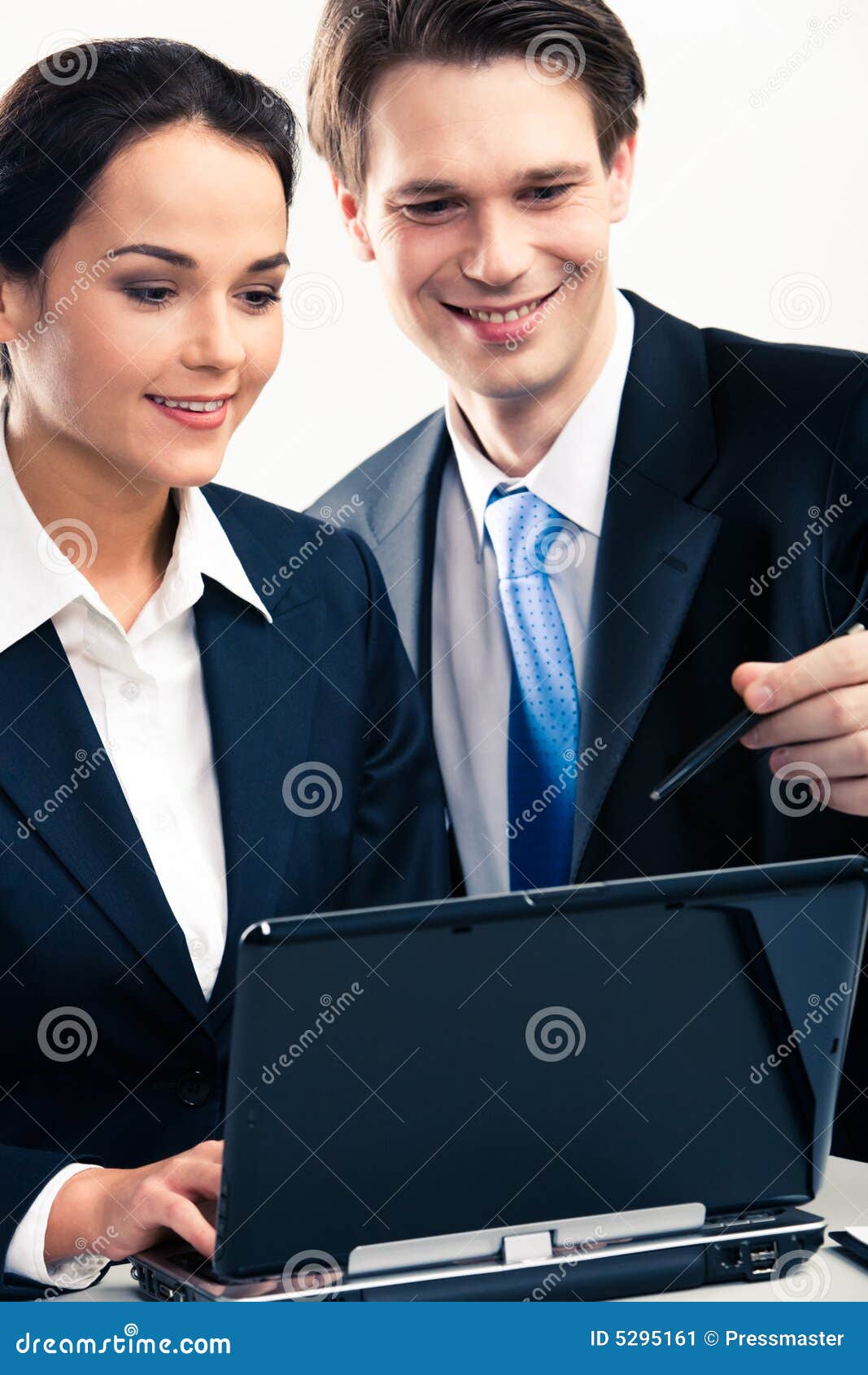 Two business people stock image. Image of businessman - 5295161