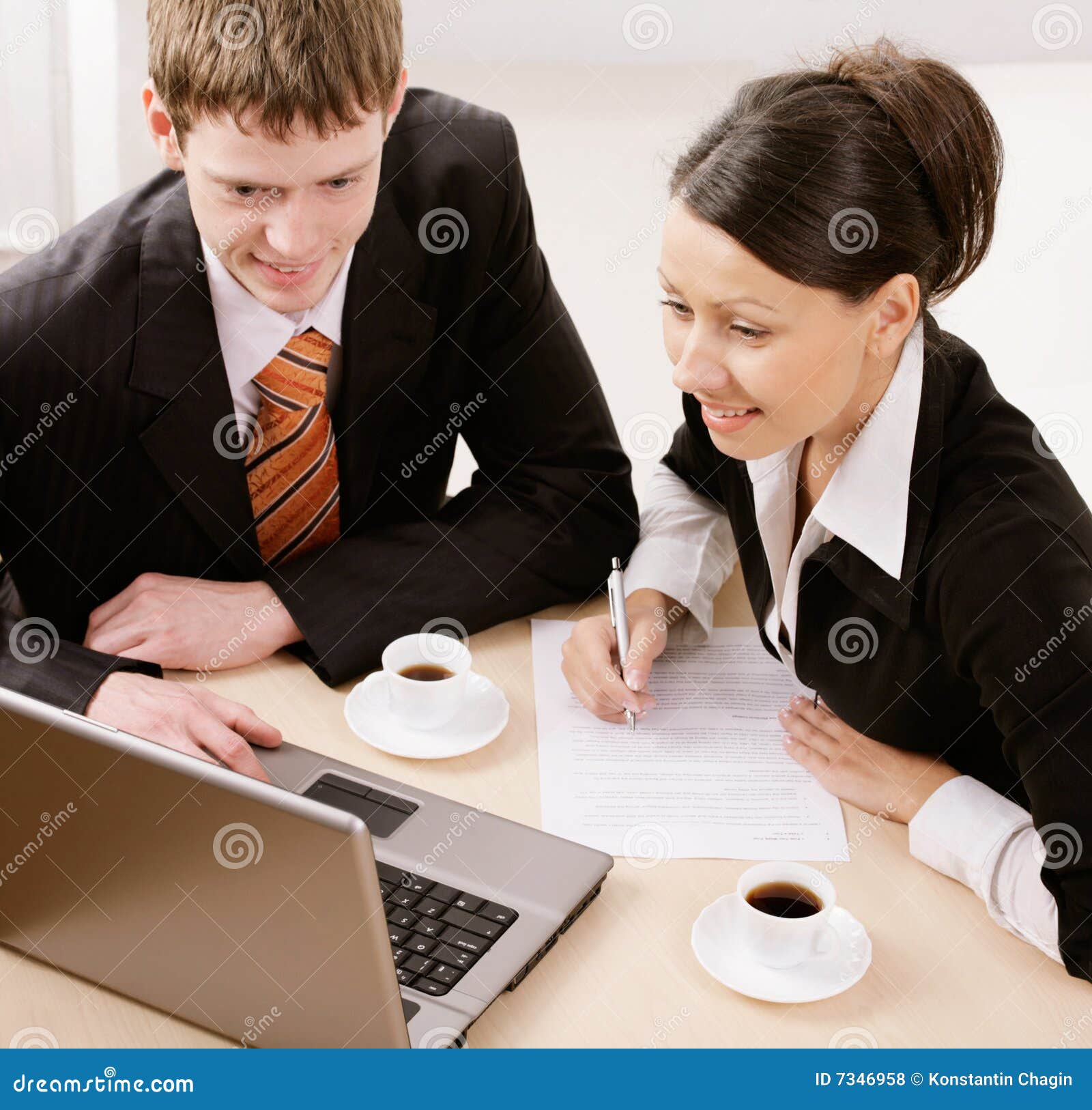 Two business people stock photo. Image of group, businessman - 7346958