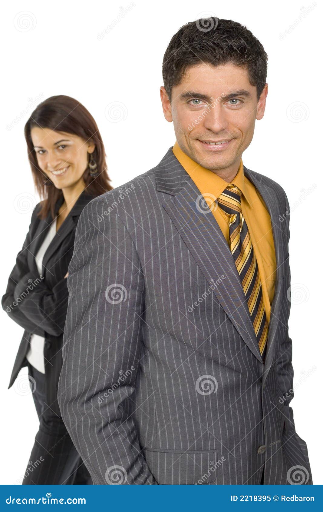 Two business persons stock image. Image of executive, formalwear - 2218395