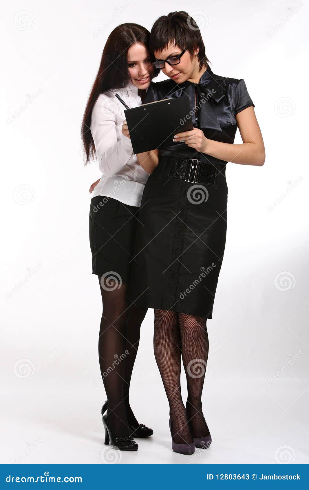 Two business woman stock image. Image of smiling, person - 12803643