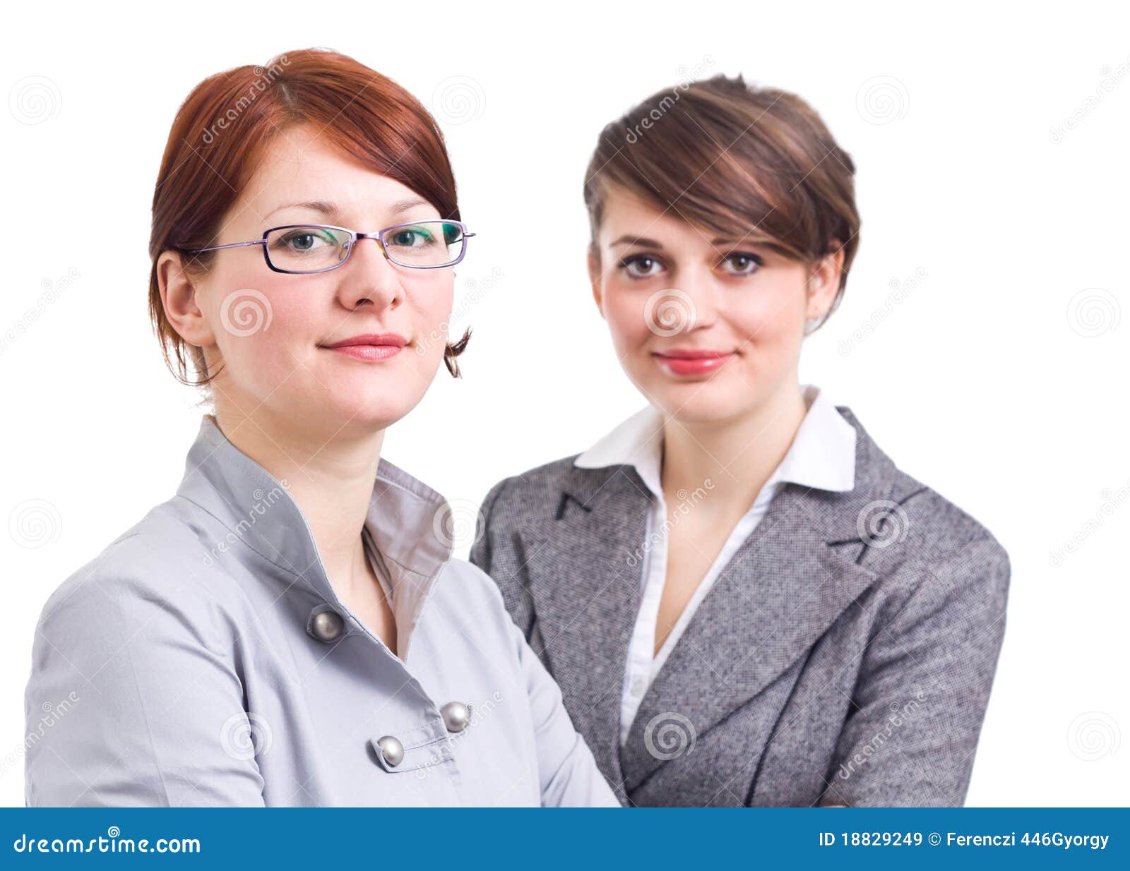 Two business women stock image. Image of light, happy - 18829249