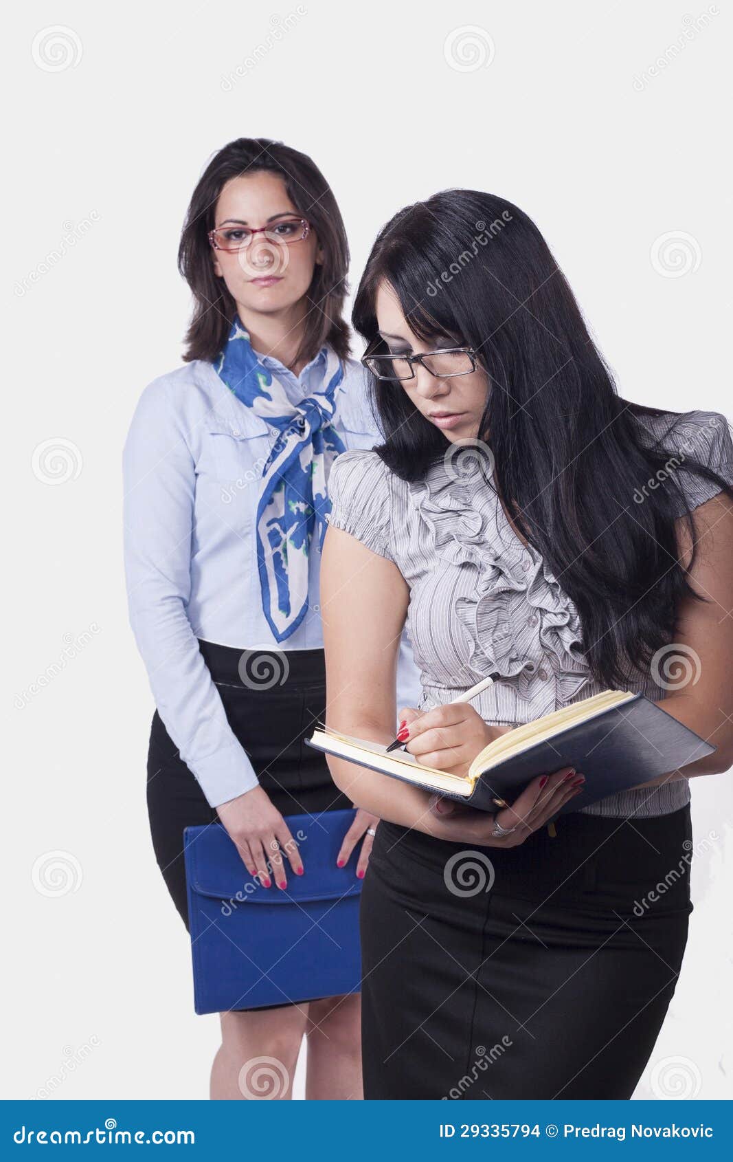 Two Business Women Standing Stock Photo - Image of confidence, pair ...