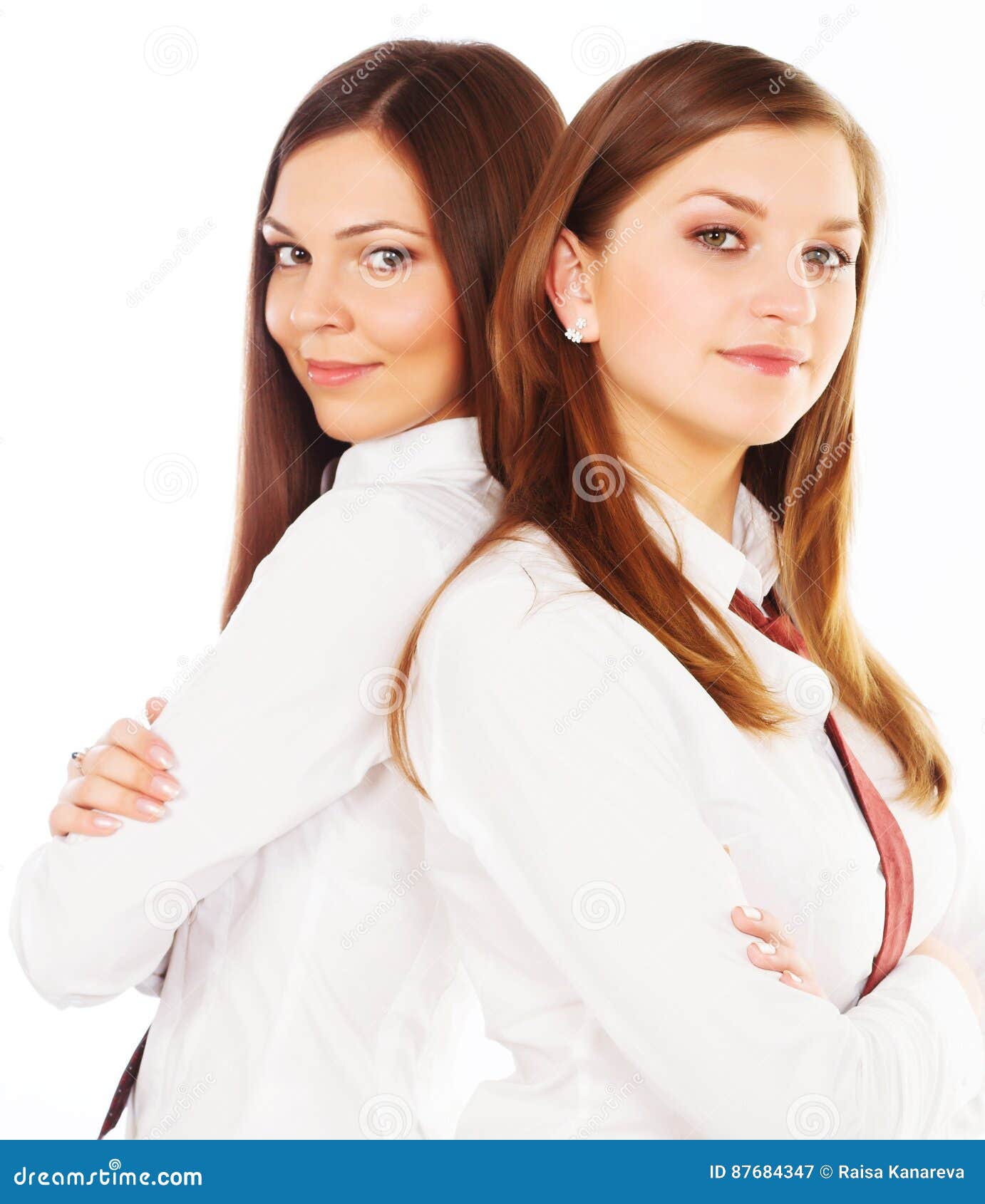 Two business women stock image. Image of girl, group - 87684347