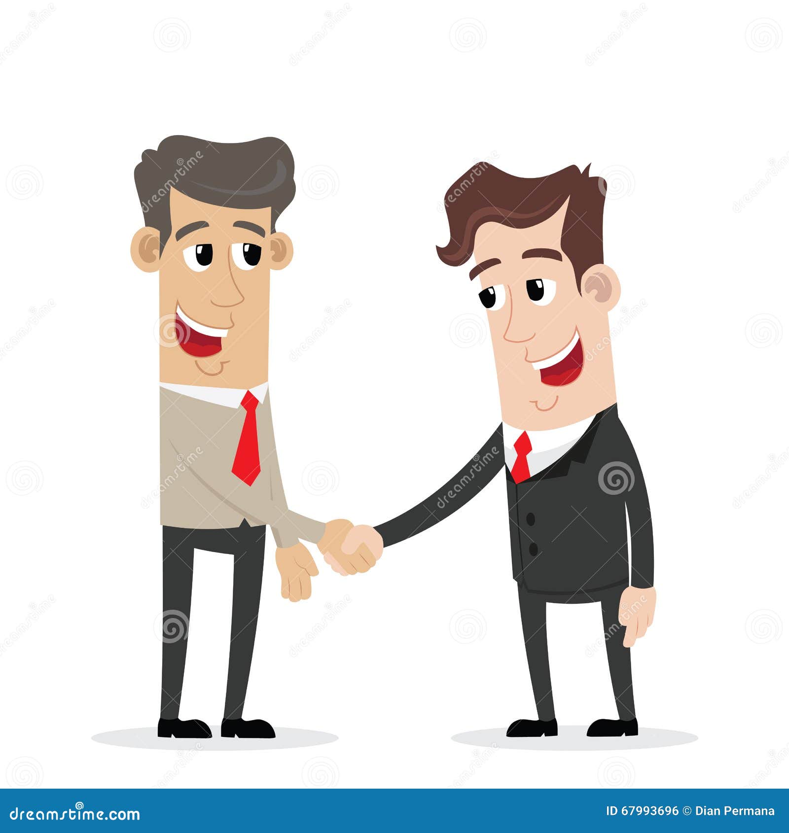 Two Businessman Enter into a Handshake Agreement Stock Vector ... Two Businessman Enter into a Handshake Agreement Stock Vector ...