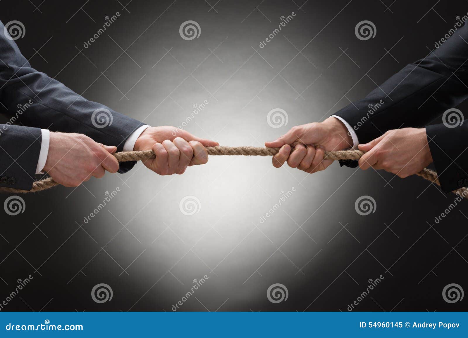 Two Businessman Pulling Rope Stock Image - Image of effort, people ...